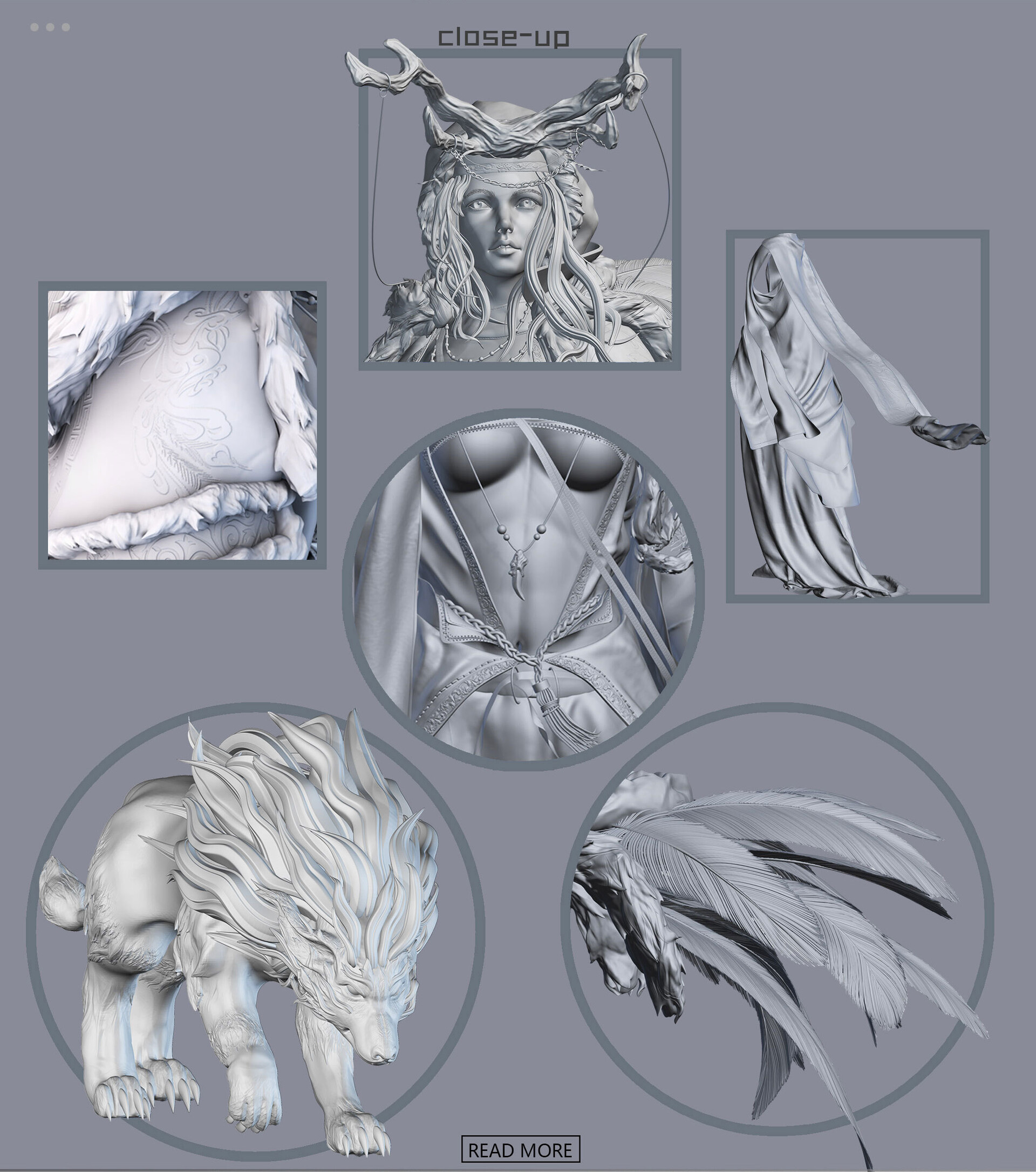 巧课力 CGmomo - 【学生作品】李柏岑 --《狄安娜&小哈》