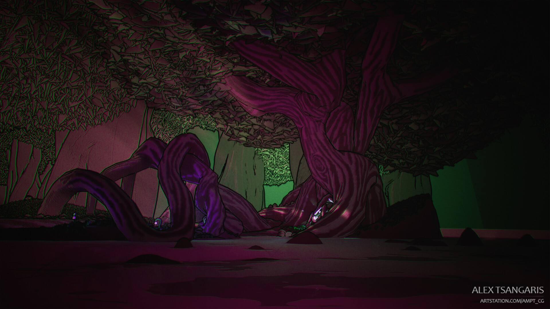 Alexander Michael Poleck Tsangaris - Somewhere Deep in The Forest