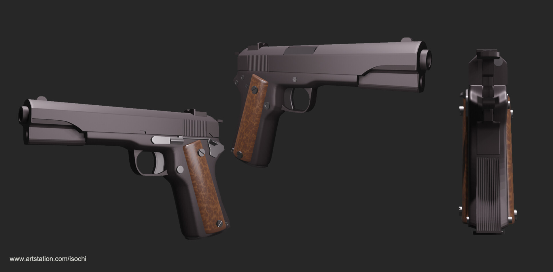 ArtStation - M1911 (WIP)