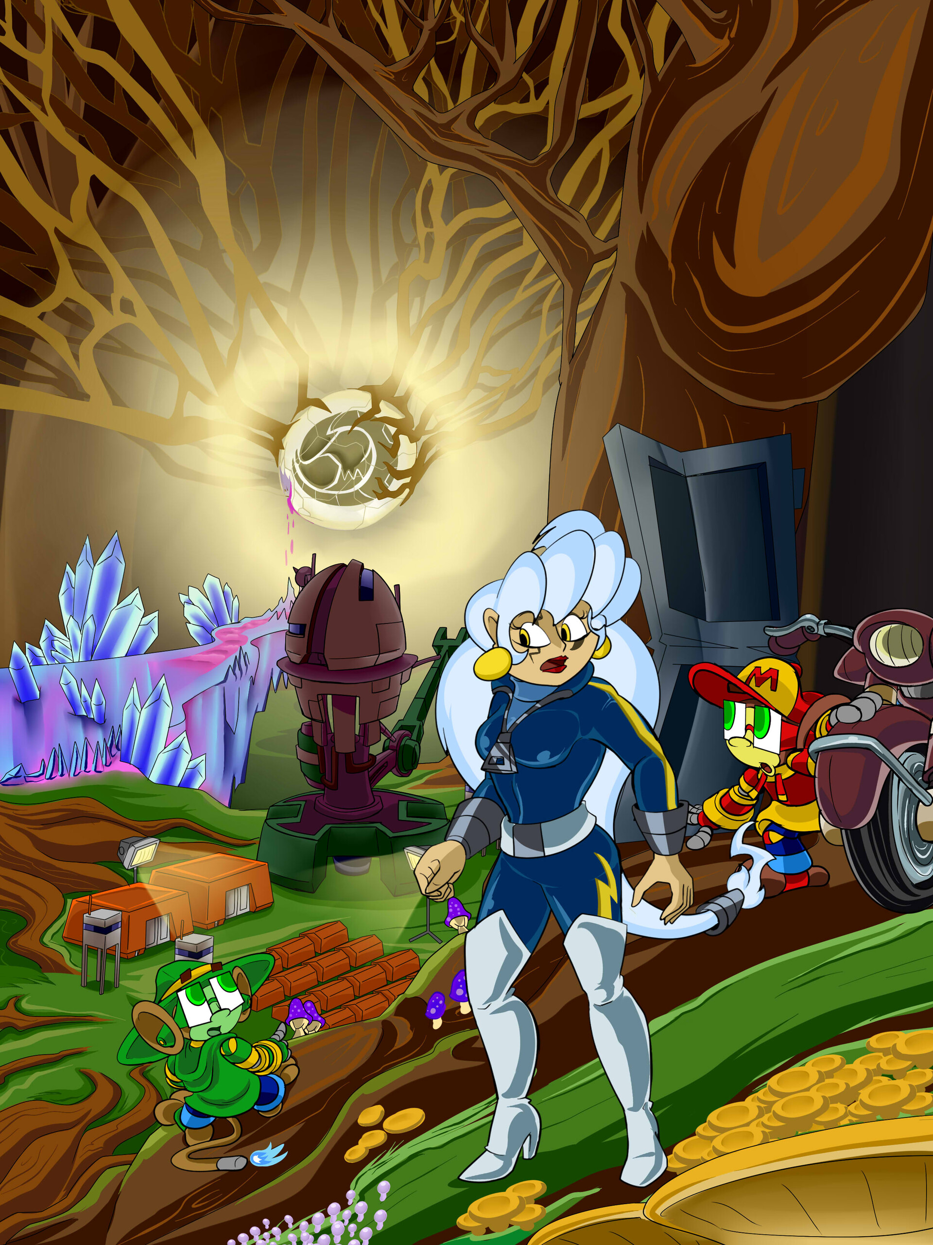 ArtStation - Planet Topia ACT 7 The inside