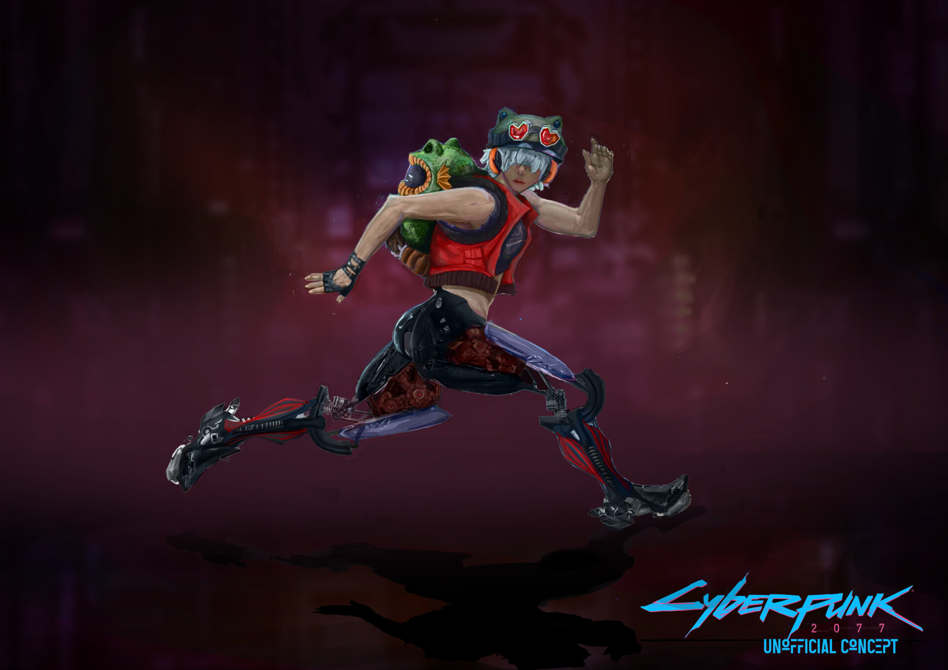 ArtStation - Cyberpunk Runner concept