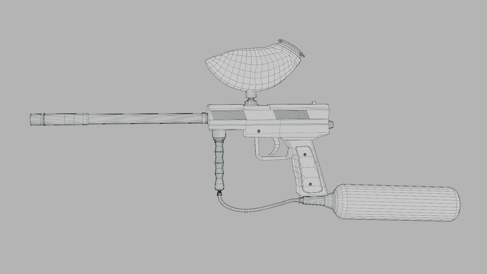 how to draw paintball gun