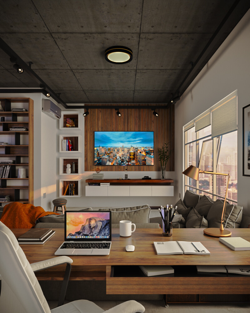 ArtStation - home office