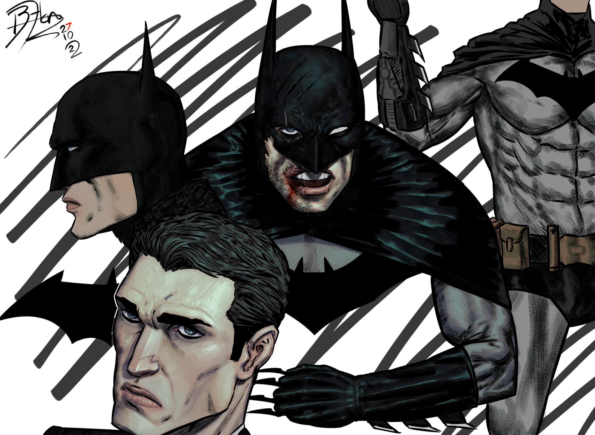ArtStation - Batman - SketchPage