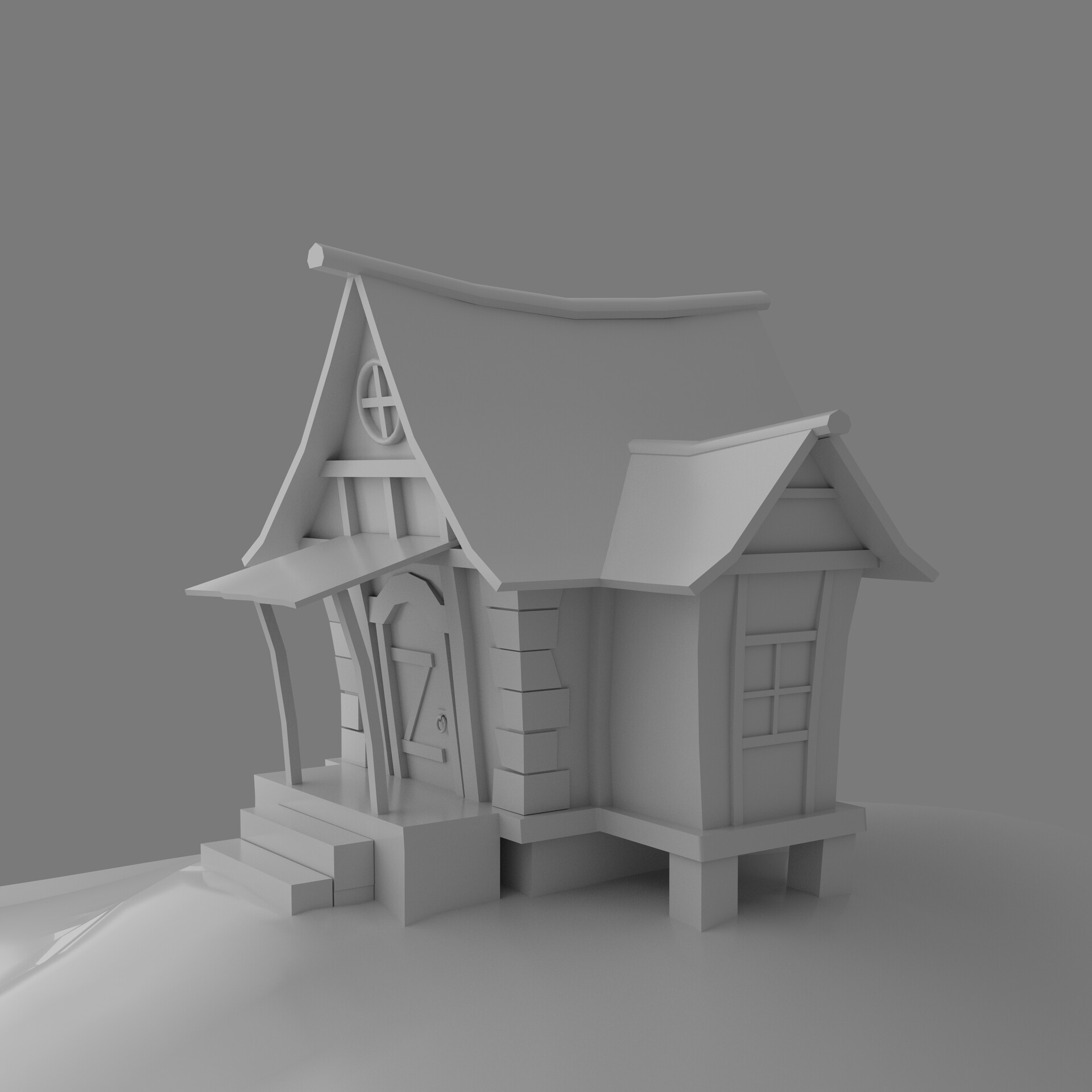 ArtStation - Cartoon Home