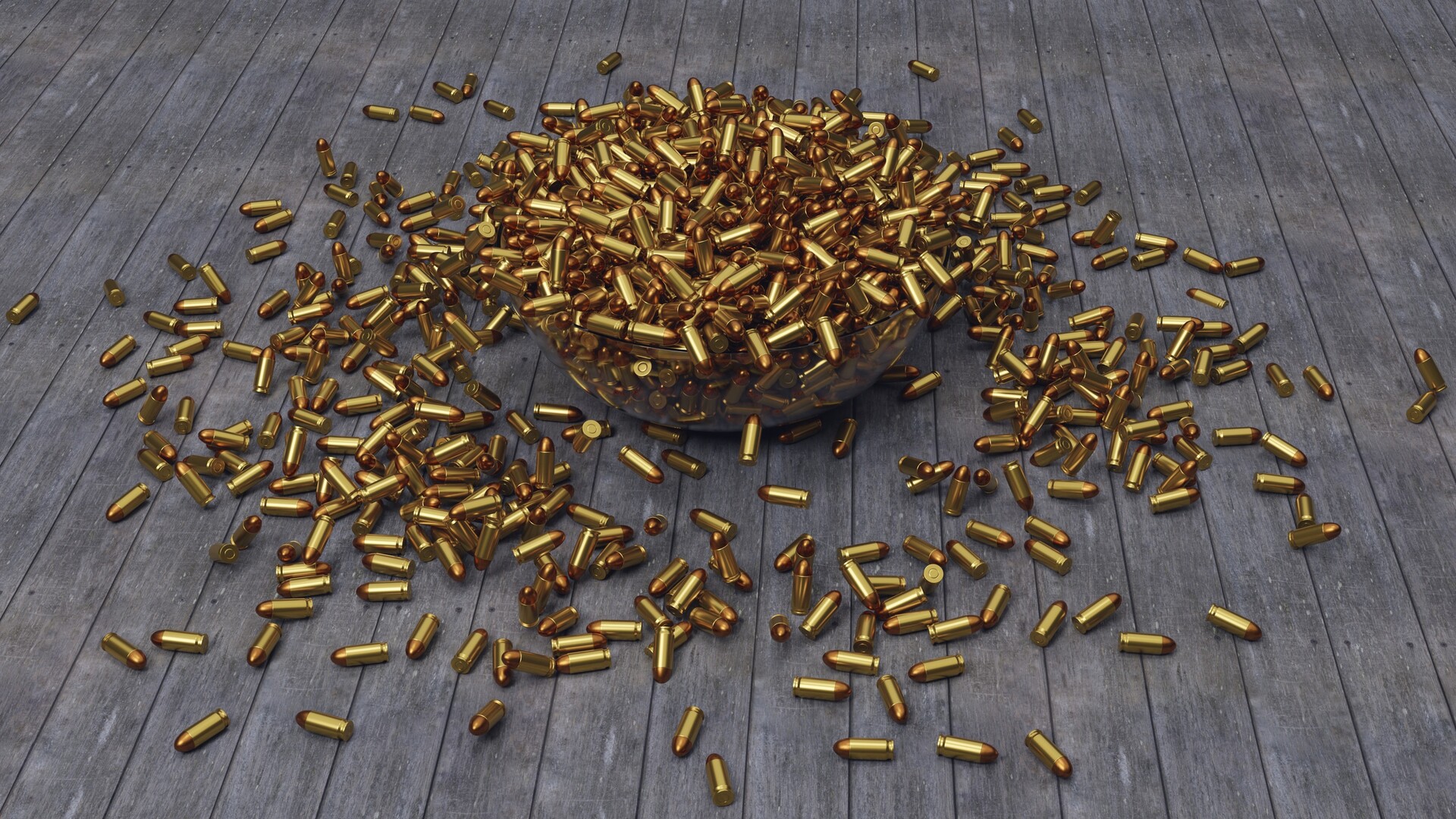 ArtStation - A bowl of bullets