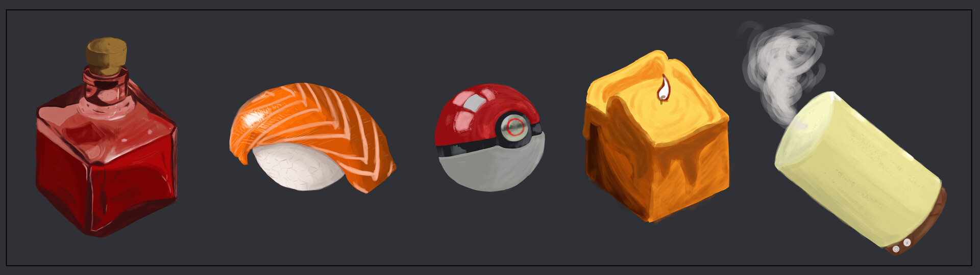 ArtStation - Material Studies - Uni Work - 2022