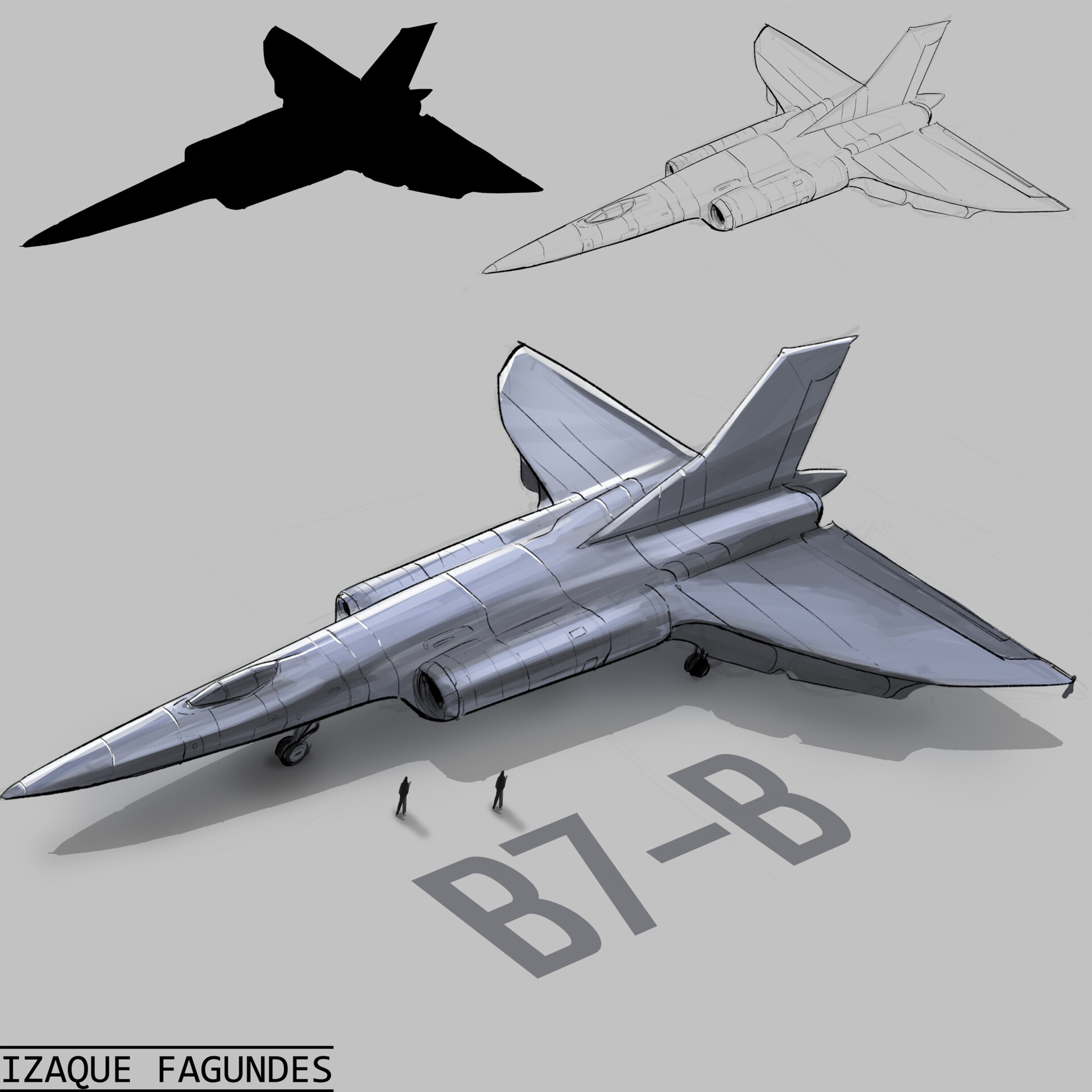 ArtStation - B7-B concept art