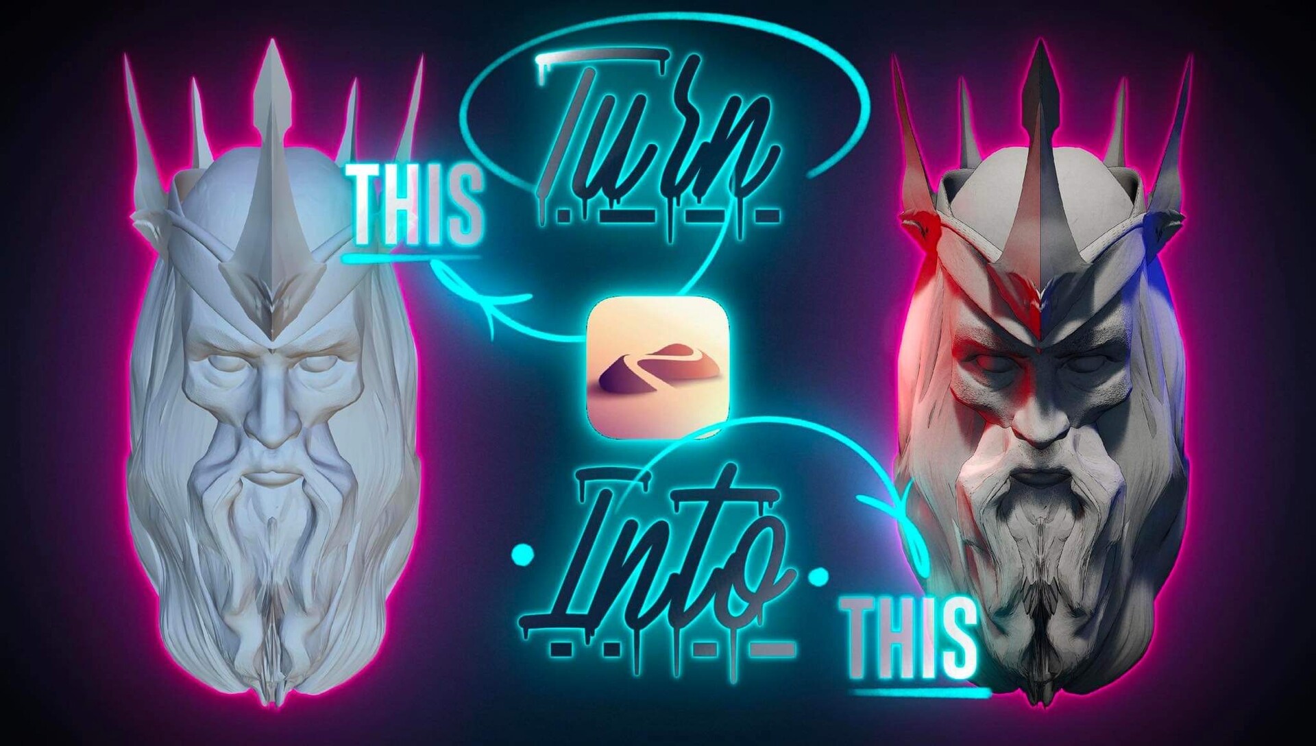 Ninja SYS - NOMAD SCULPT 1.68 - Post processing to Improve any 3D Model - TUTORIAL