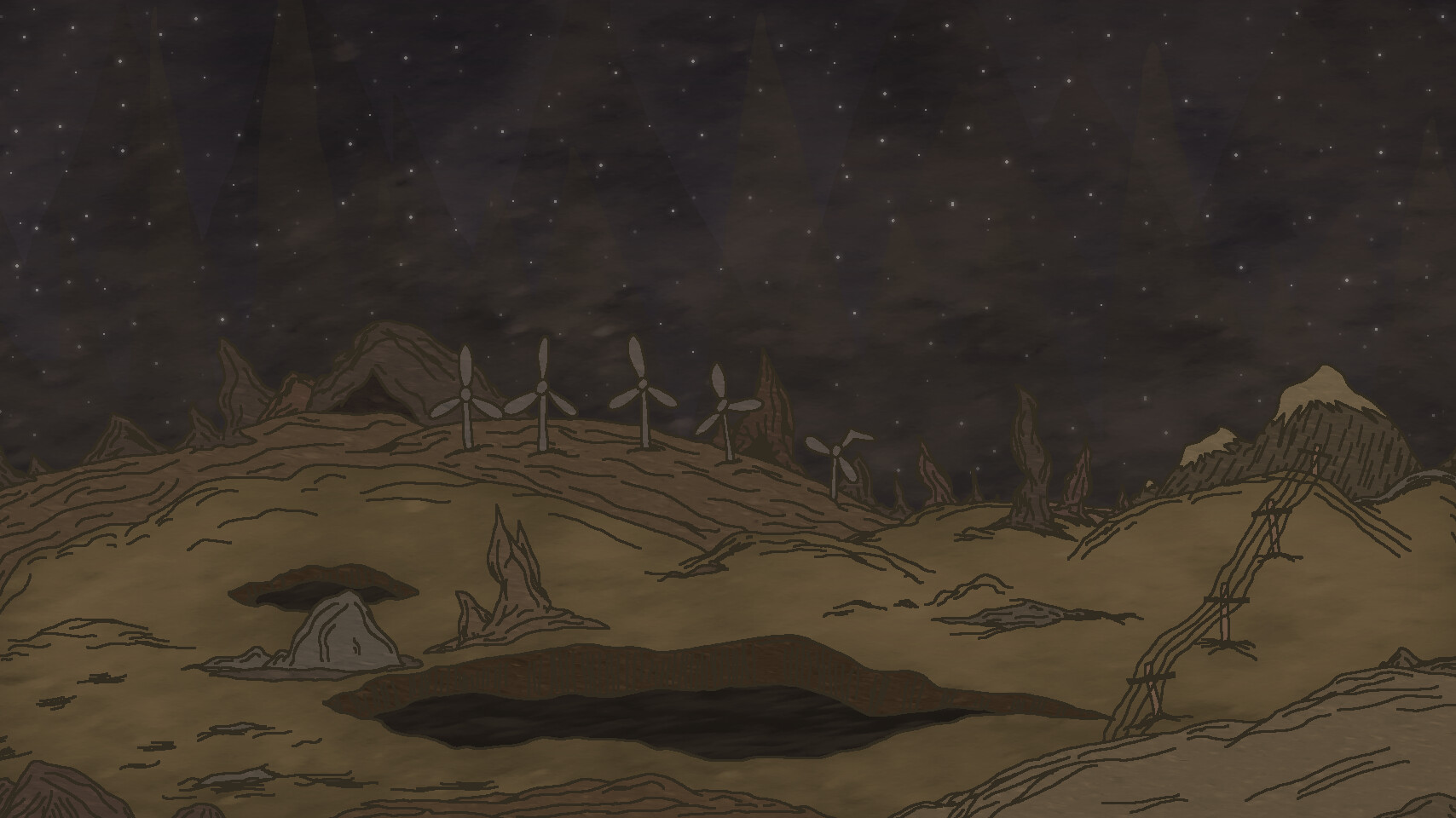 ArtStation - SandLands landscape