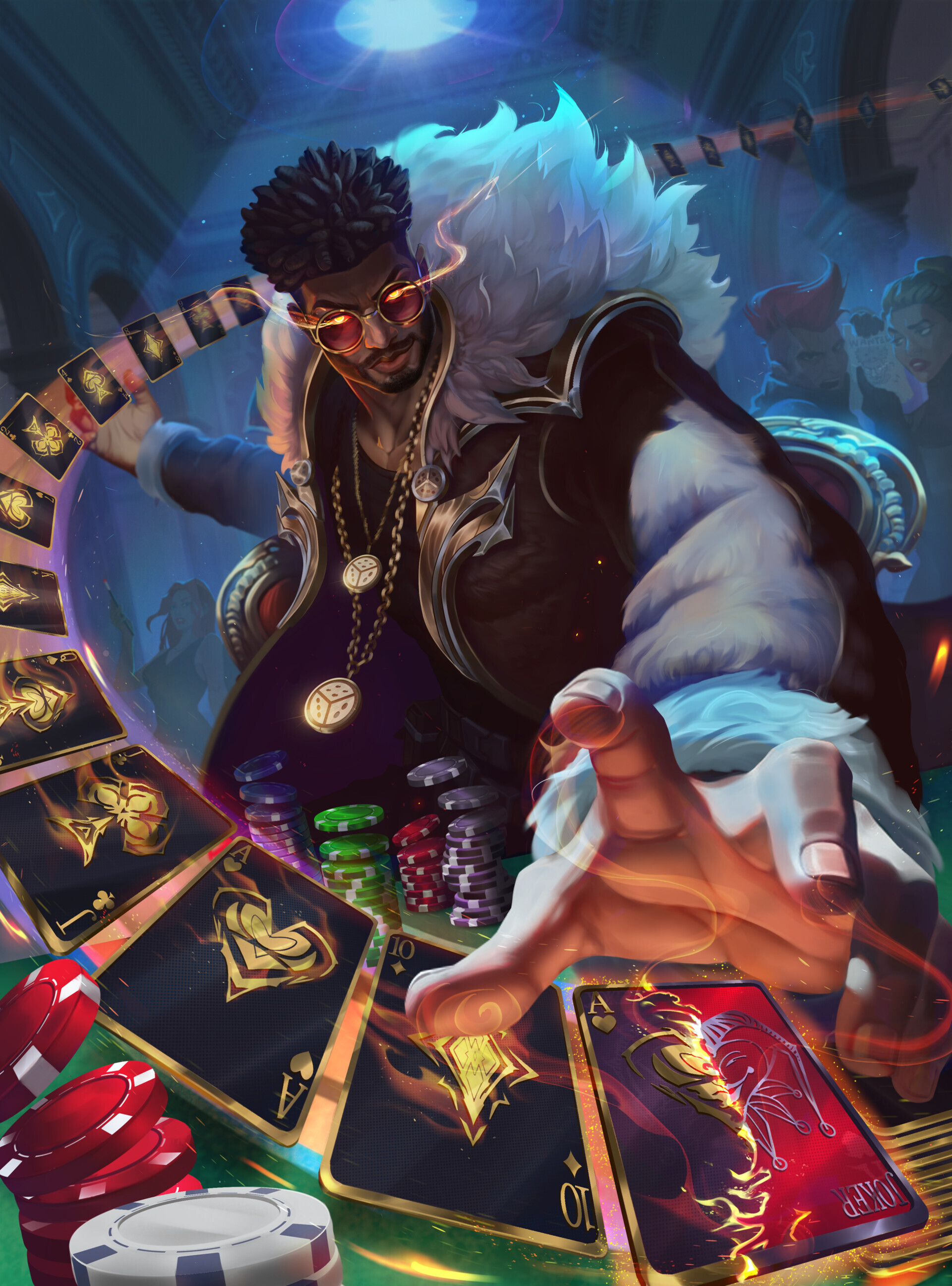 ArtStation - The card cheater - Cardgame - Royal Protocol