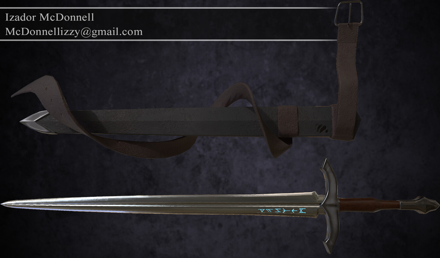 ArtStation - Sword and Sheath