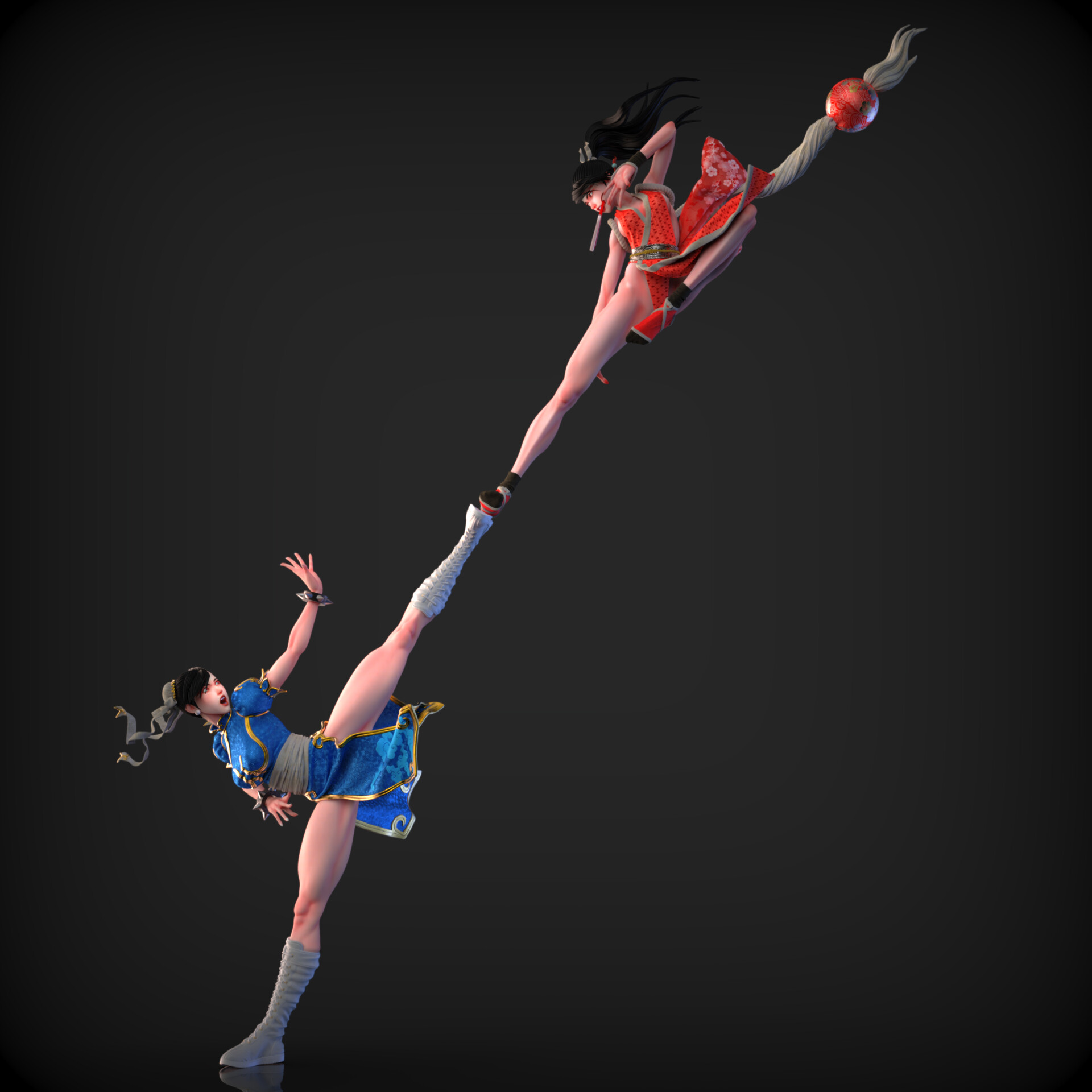 ArtStation - chunli VS mai