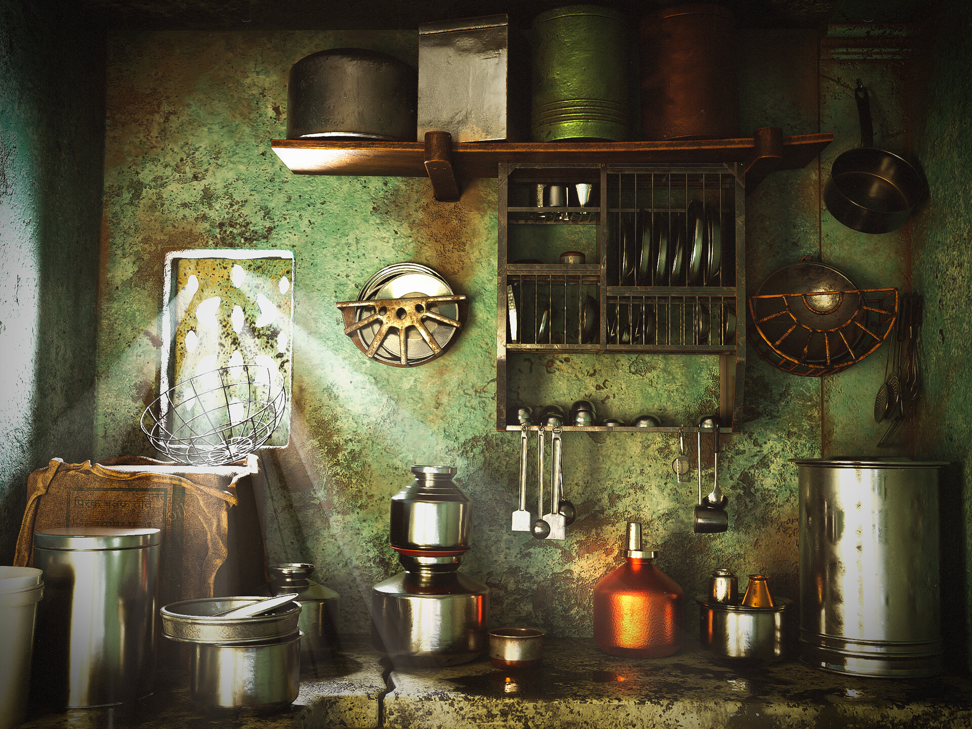 ArtStation - Typical Rural Kitchen