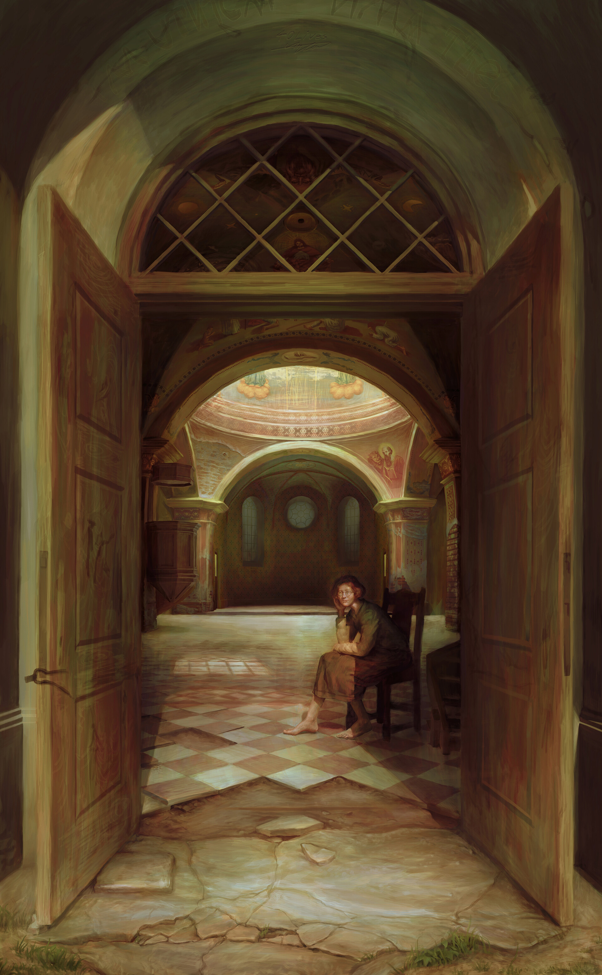 ArtStation - Love Bade Me Welcome