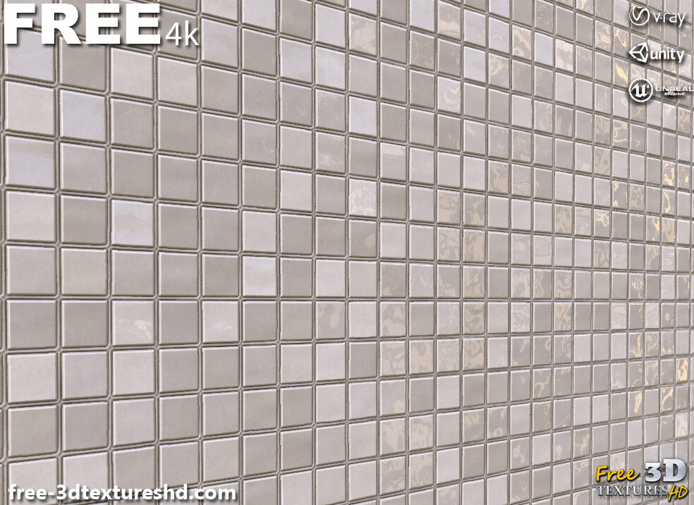 PBR Textures Free Download - White Ceramic Tiles 3d Texture PBR High ...