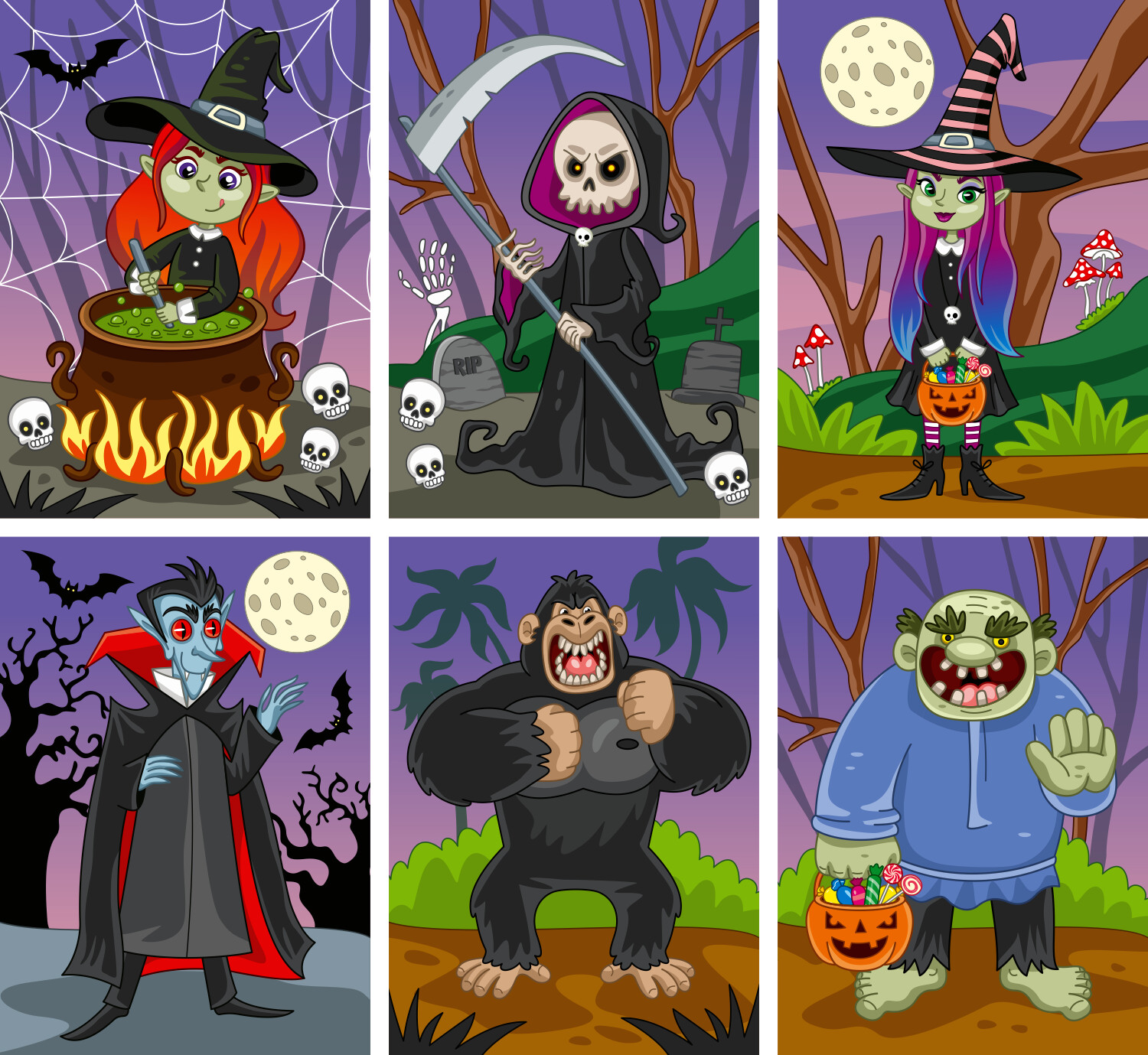 ArtStation - Halloween characters