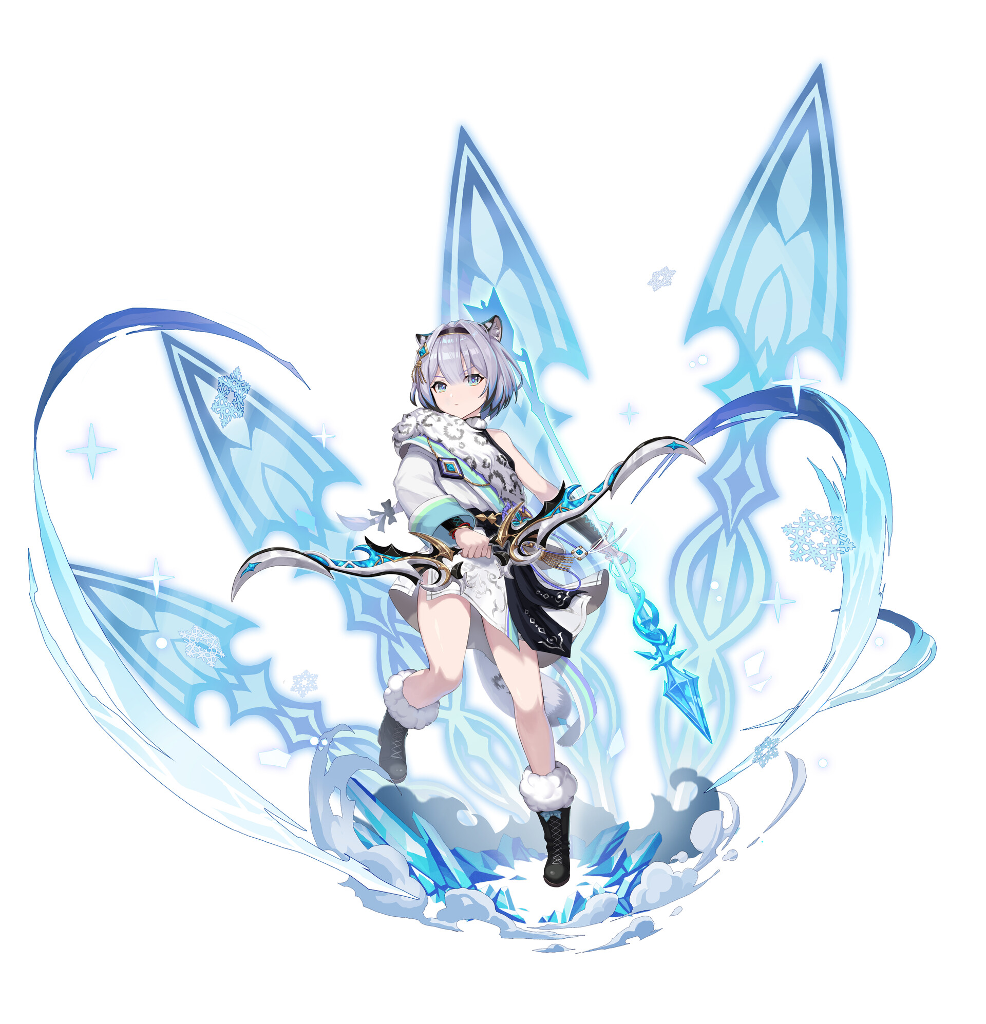 ArtStation - Snow leopard