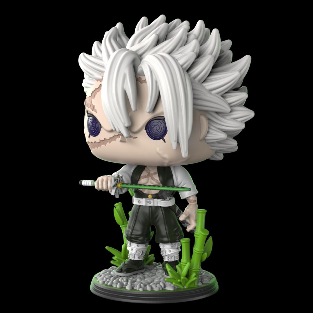 Lucian Bogdan - Demon Slayer Funko POP Sanemi custom