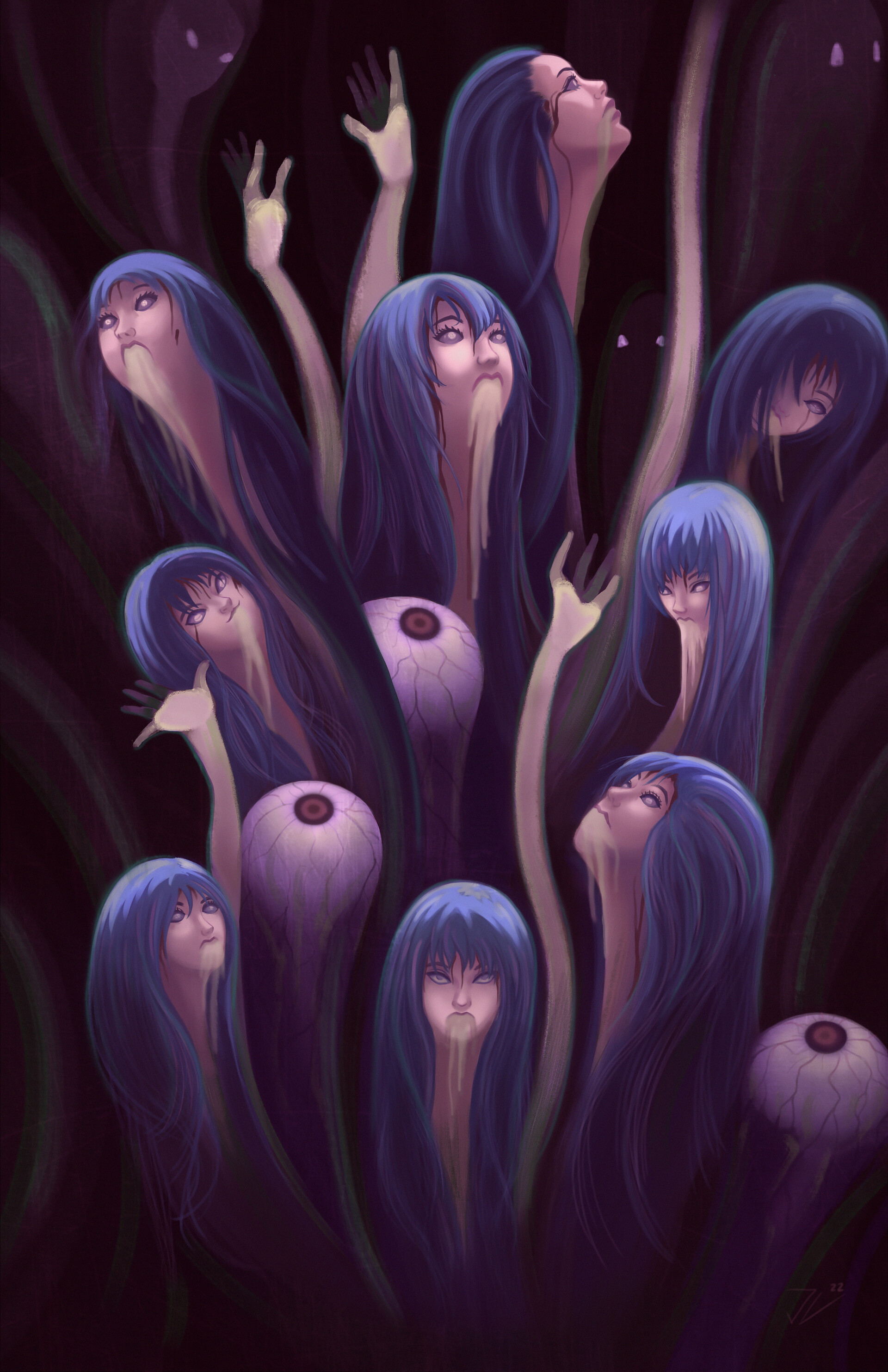 ArtStation - Macabre Tomie