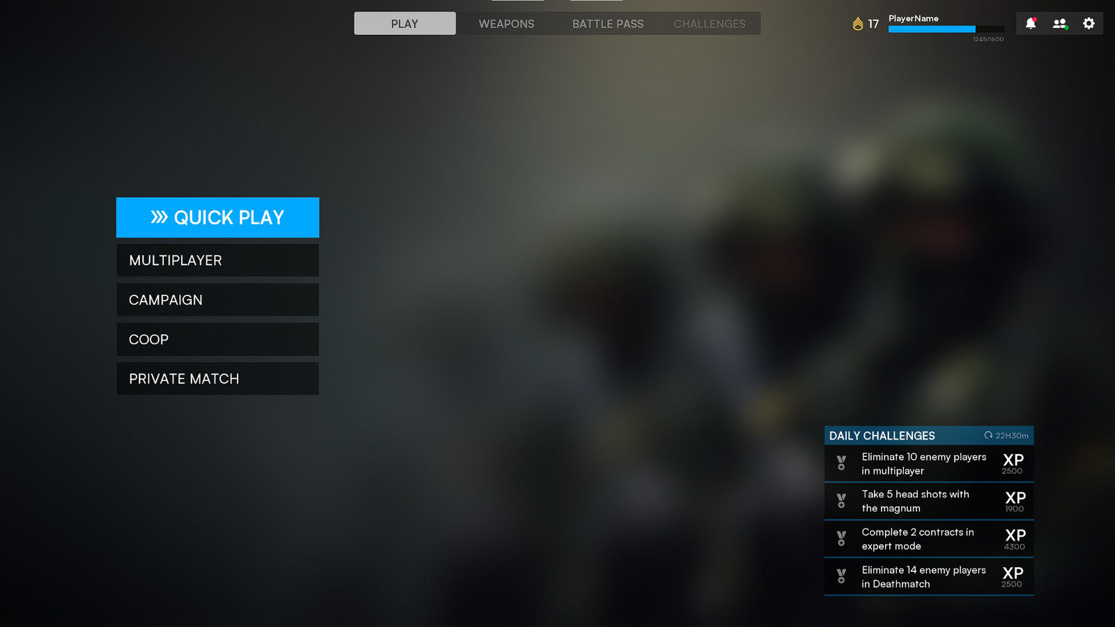 Manudog - FPS interface UI/HUD for Unreal Engine