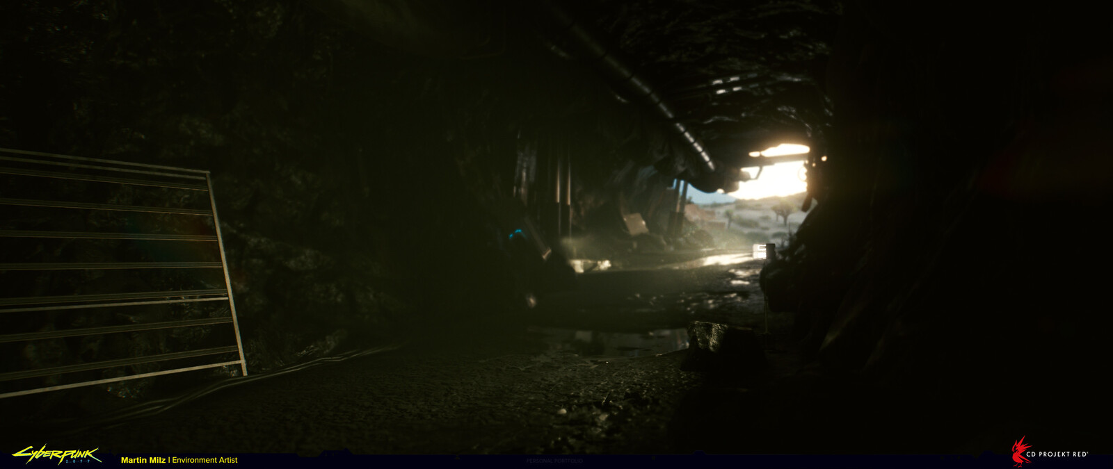 Martin Milz - Tunnel Hideout - Cyberpunk 2077