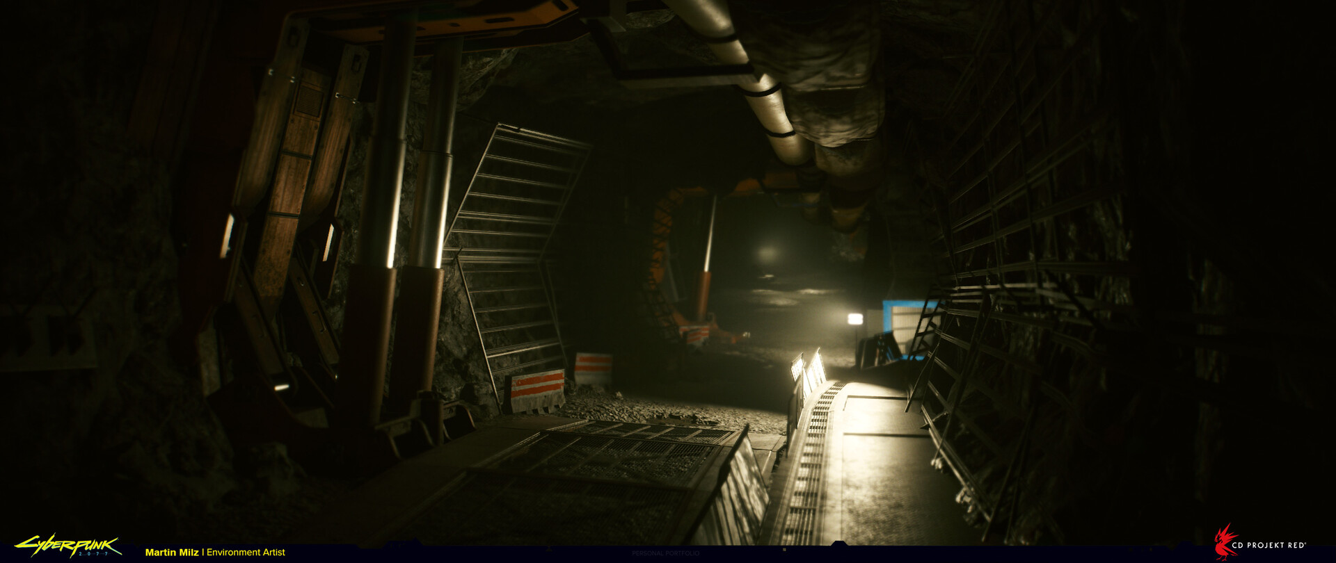 Martin Milz - Tunnel Hideout - Cyberpunk 2077