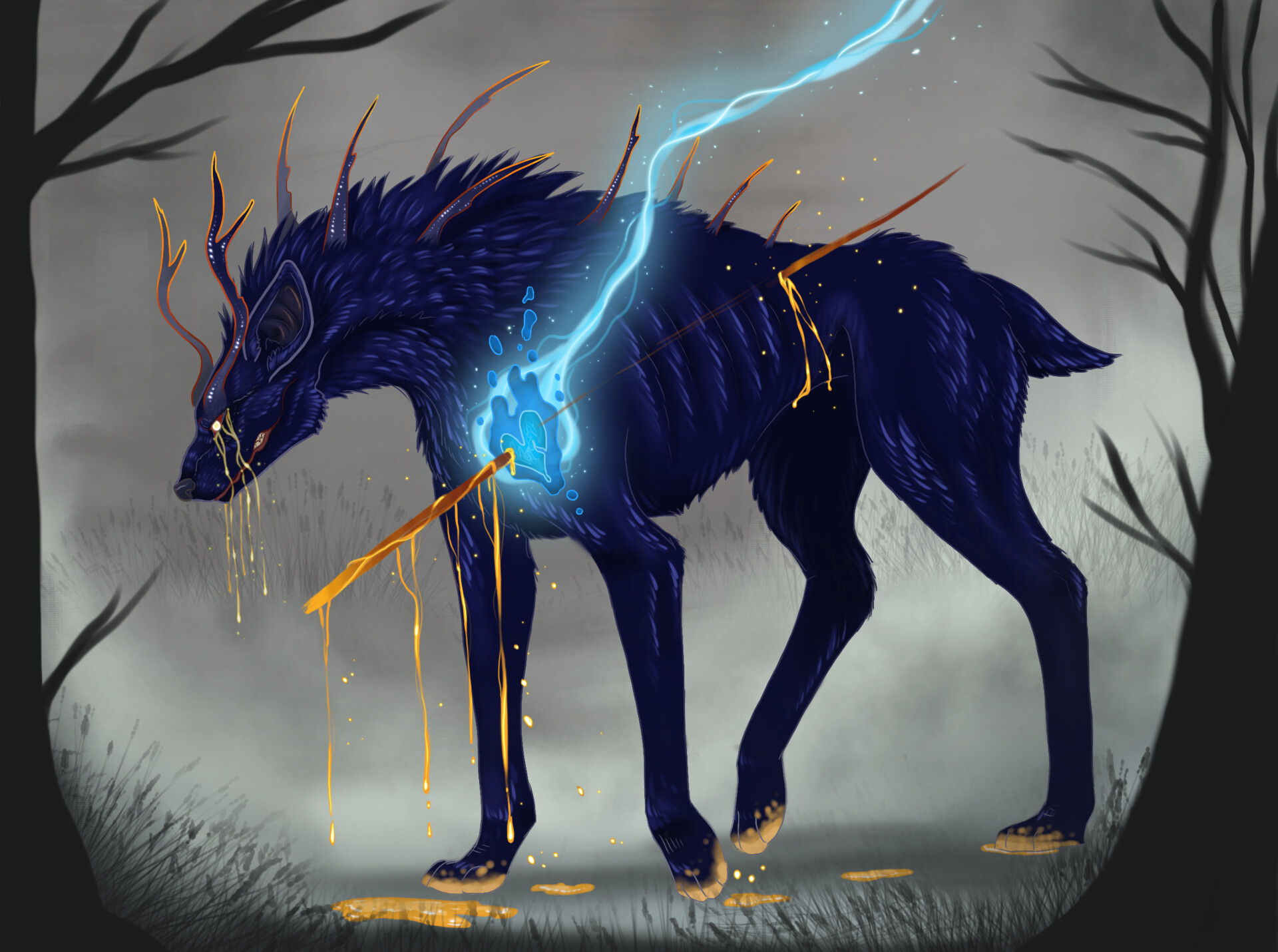 ArtStation - Hyena Monster