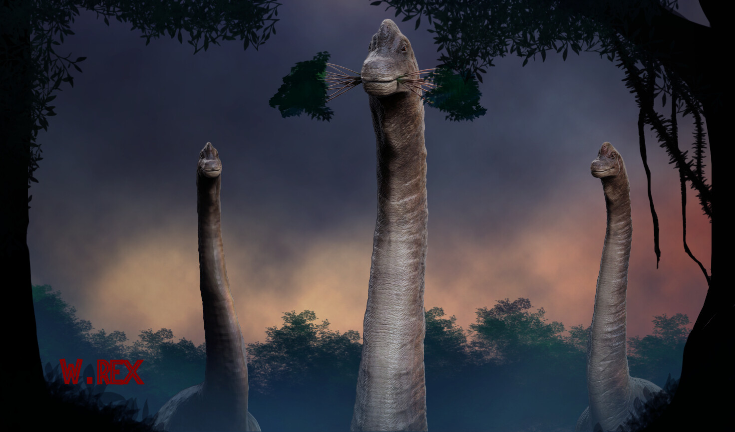 ArtStation - Brachiosaurus jurassic park