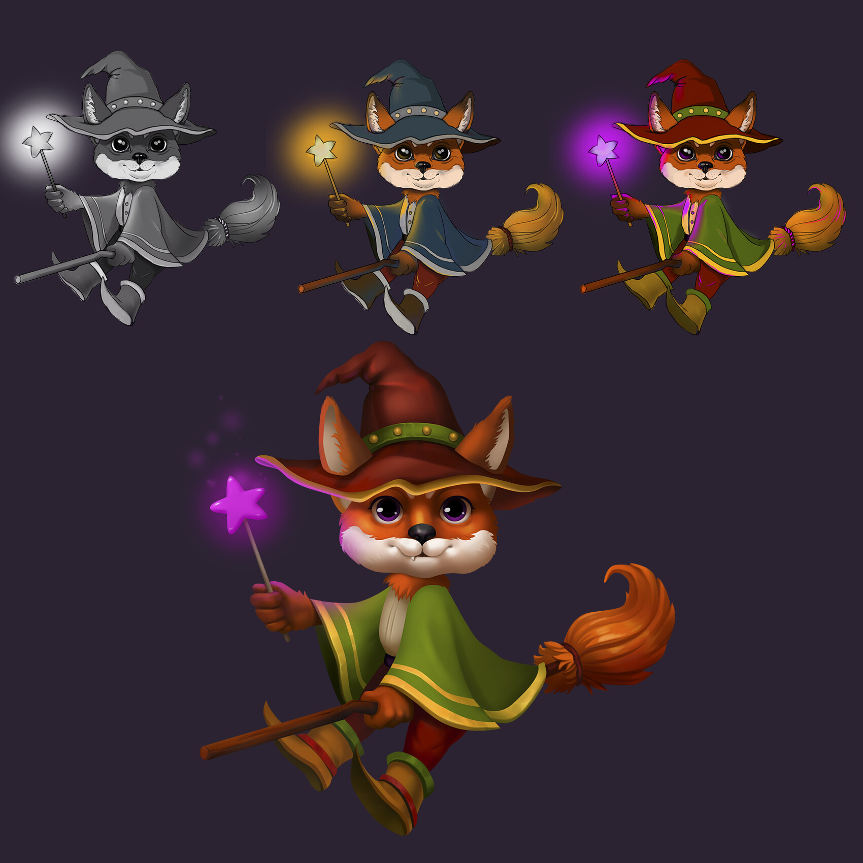 ArtStation - Magic fox