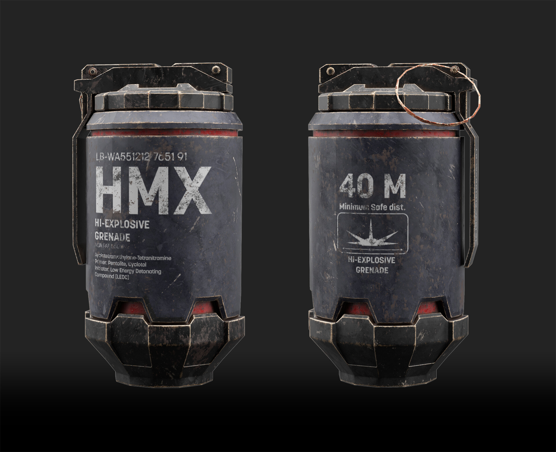 ArtStation - Scifi Grenade