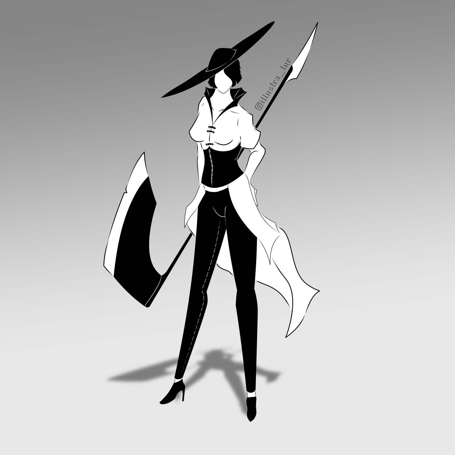 ArtStation - Lady with axe