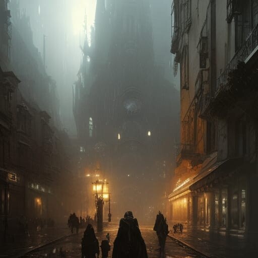 ArtStation - Dark town