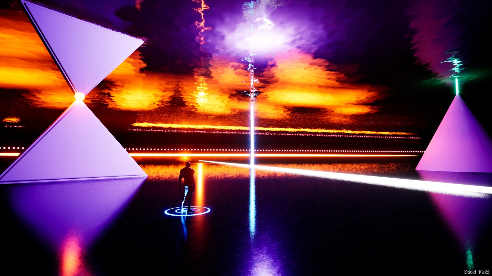 ArtStation - Electronic storm