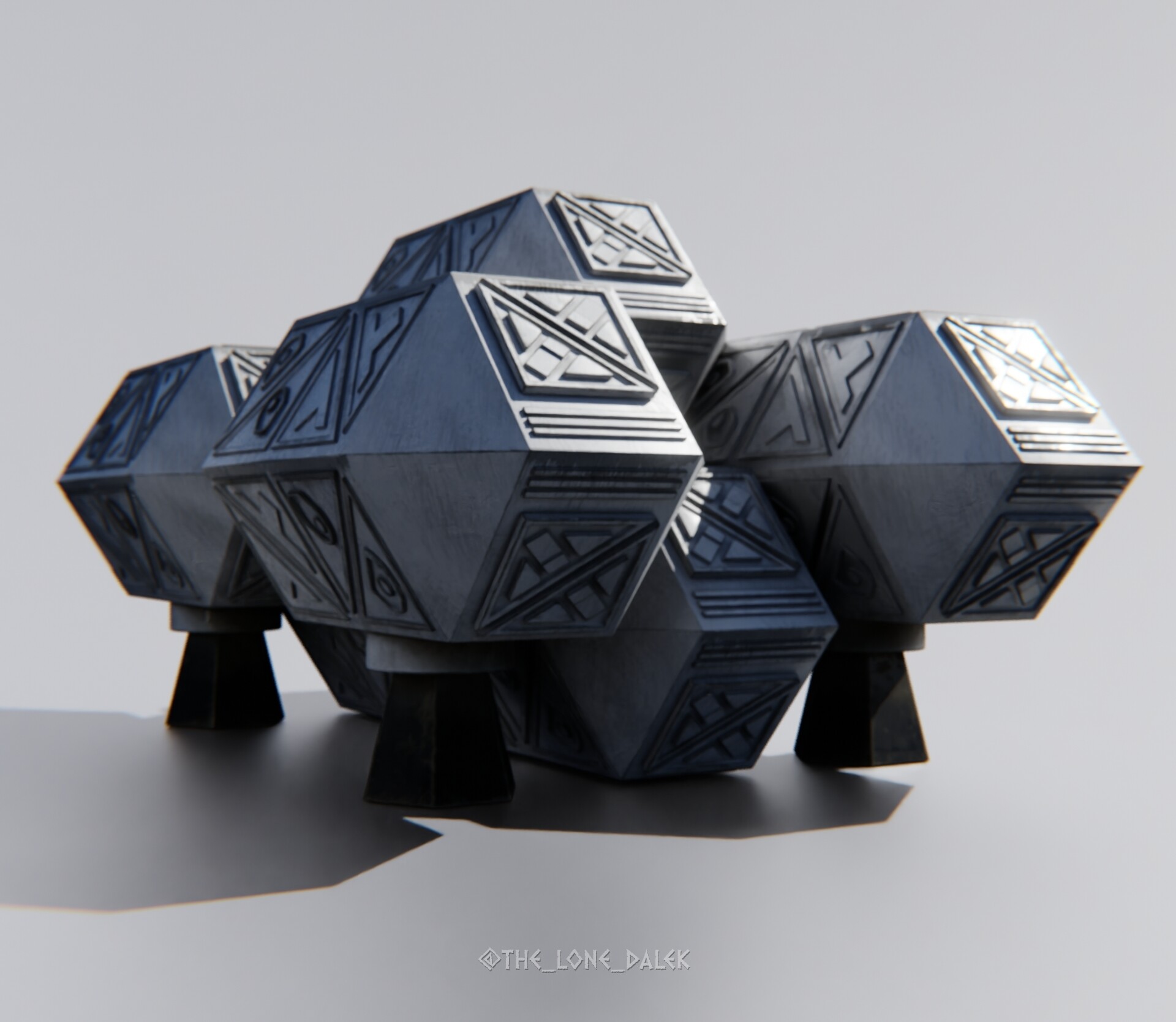 ArtStation - Imperial Dalek Shuttle Craft (Doctor Who)