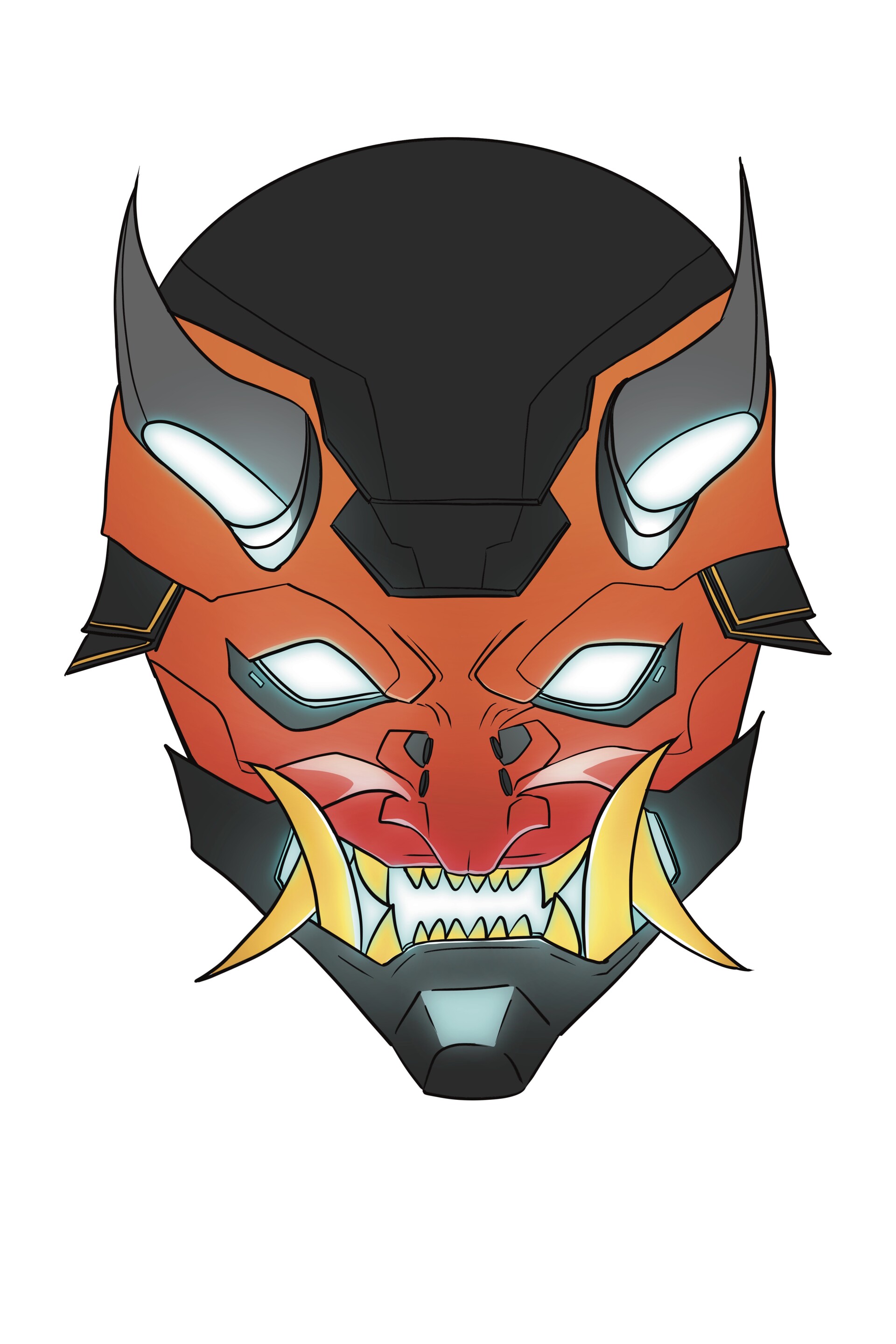 ArtStation - Oni mask