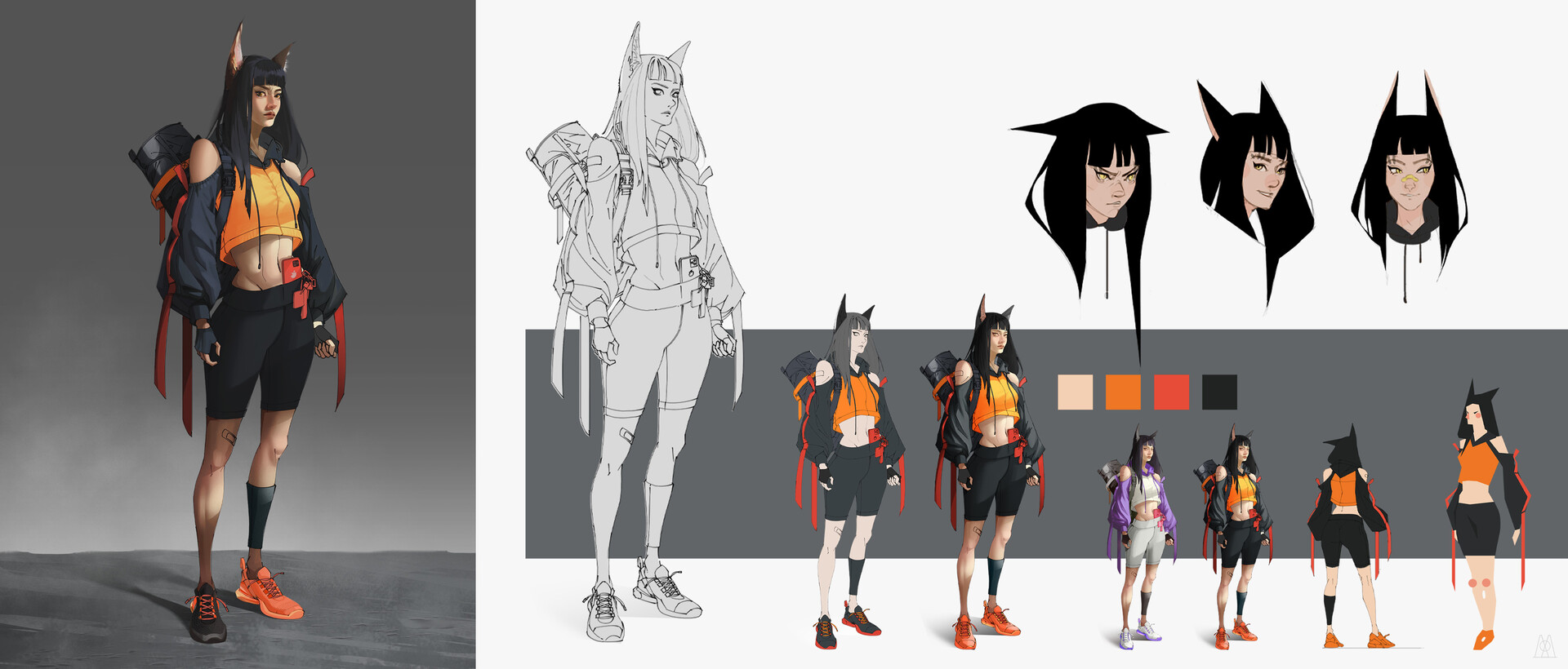 ArtStation - Cat lady