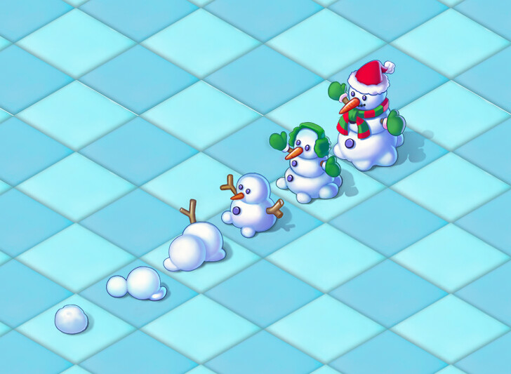 ArtStation - Snowmen line