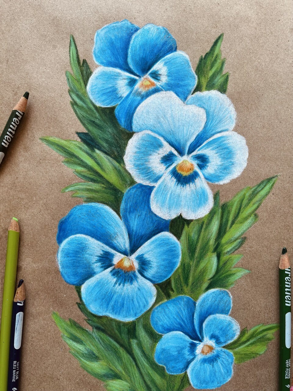 ArtStation - Blue violets