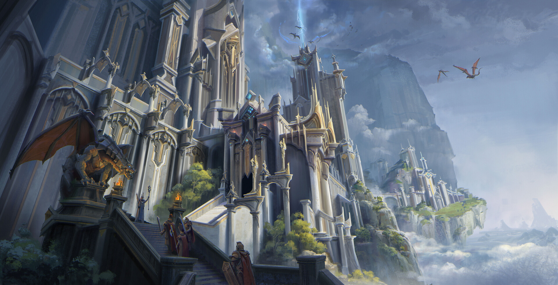 ArtStation - Citadel under attack