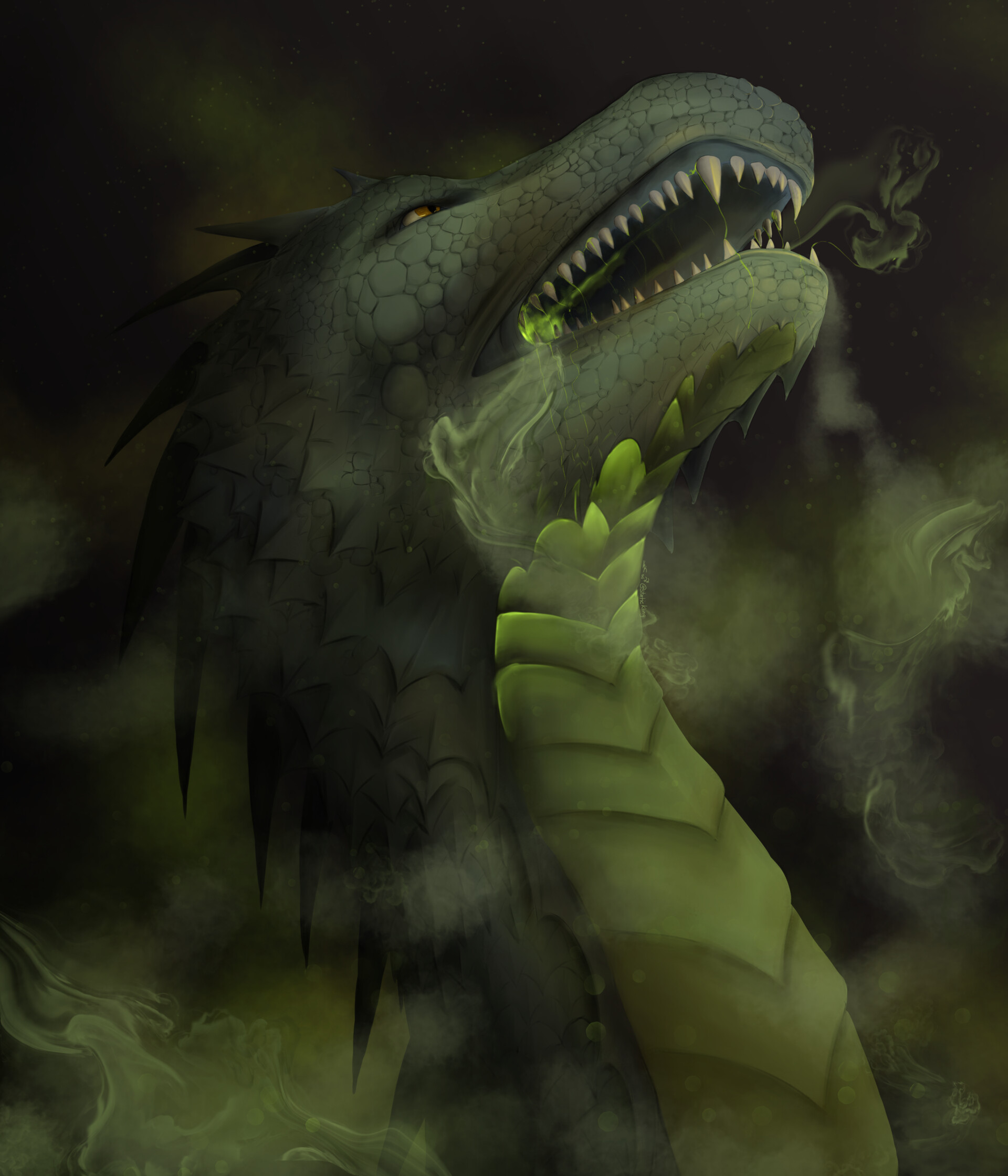 ArtStation - Green Dragon