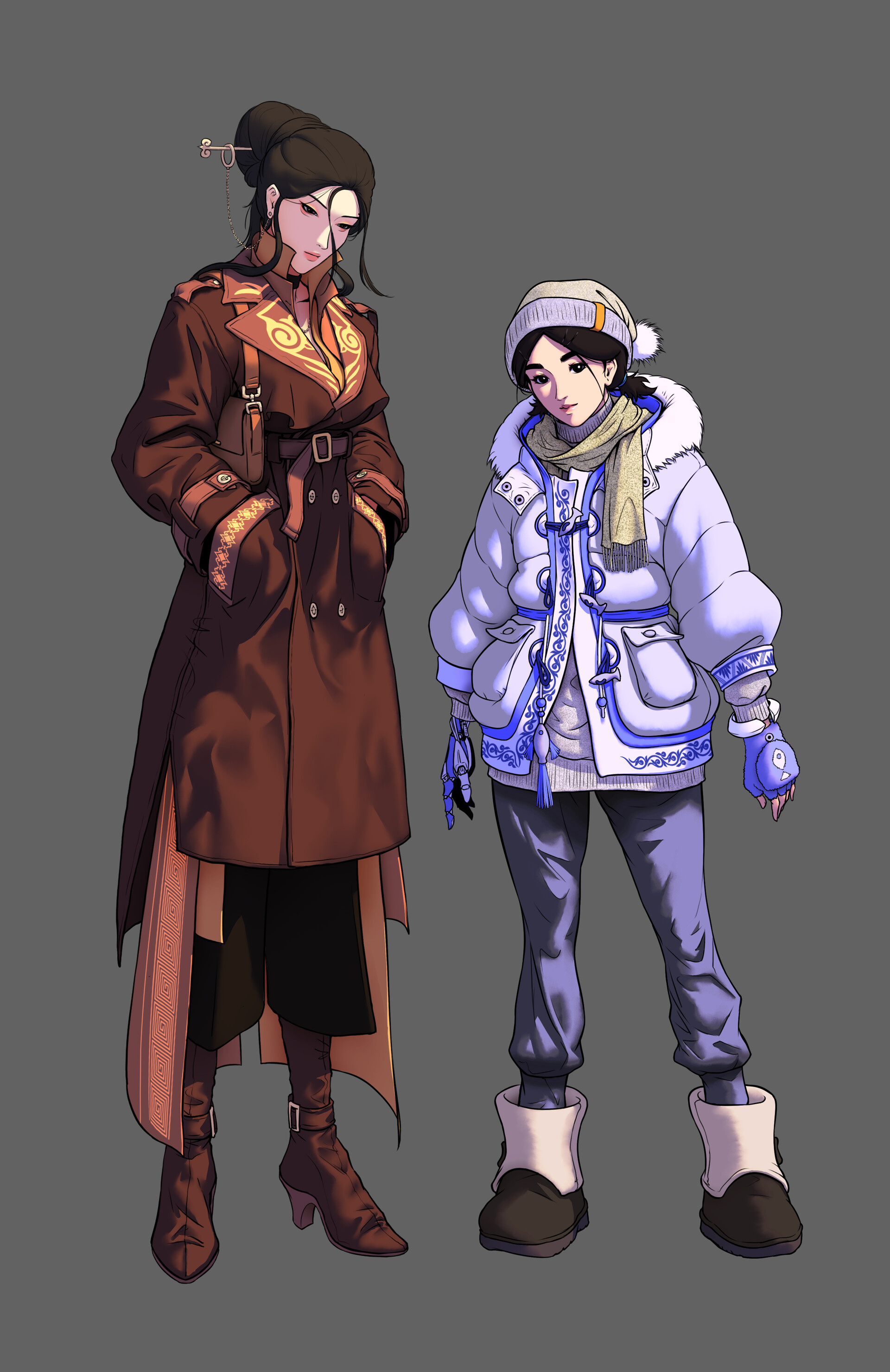 ArtStation - OCs' Winter Outfits