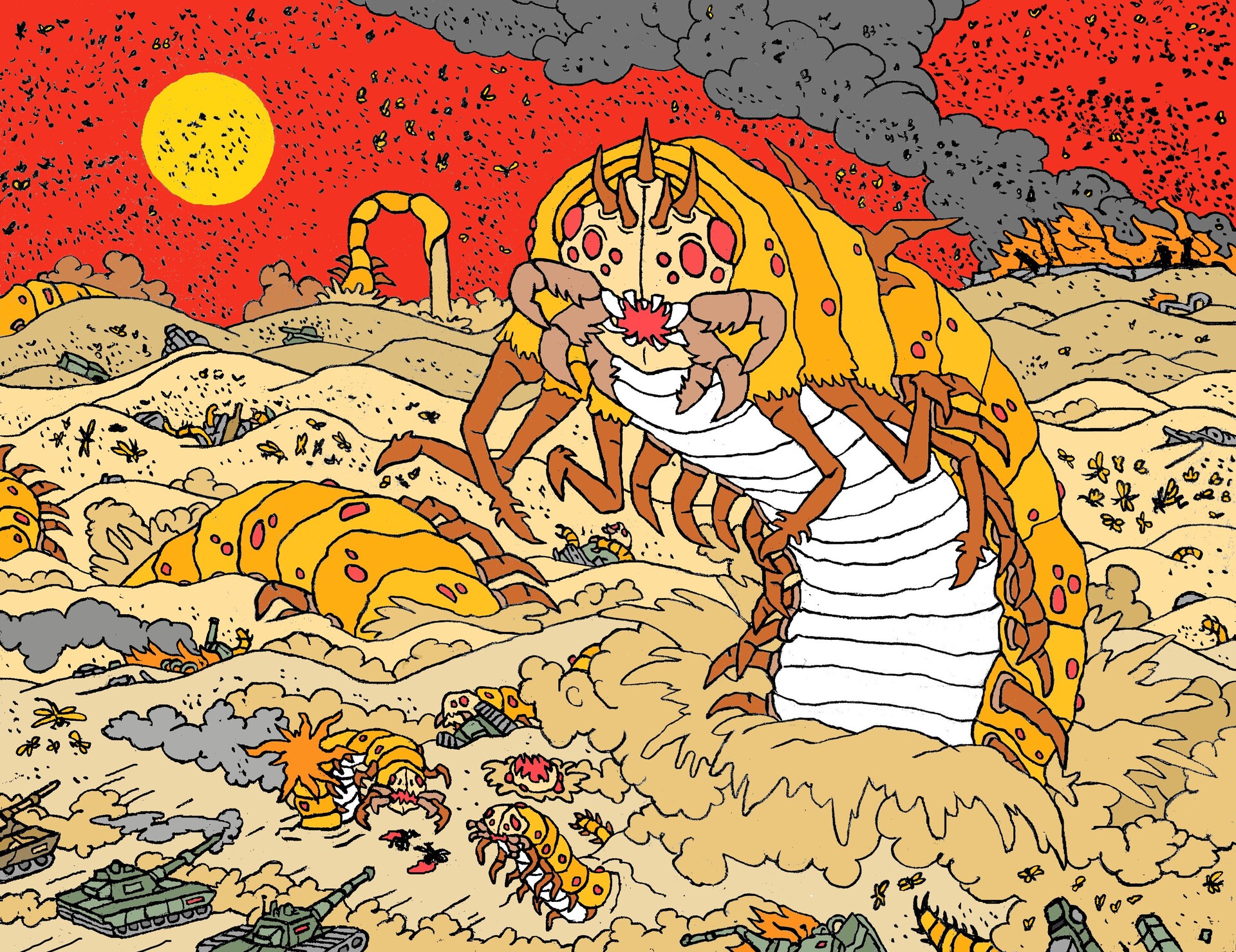 ArtStation - Umm-Al-Hasharah, The Insect Horror (Guardians of Nature #7)