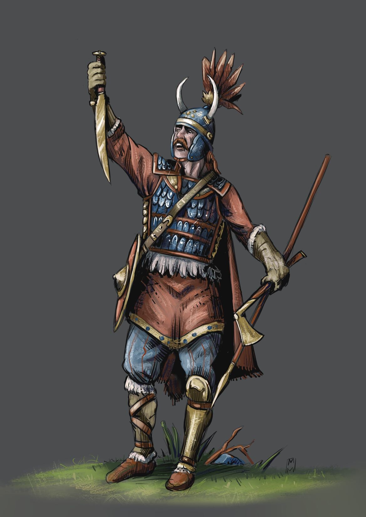 ArtStation - Akvila conquest / Rhean warrior