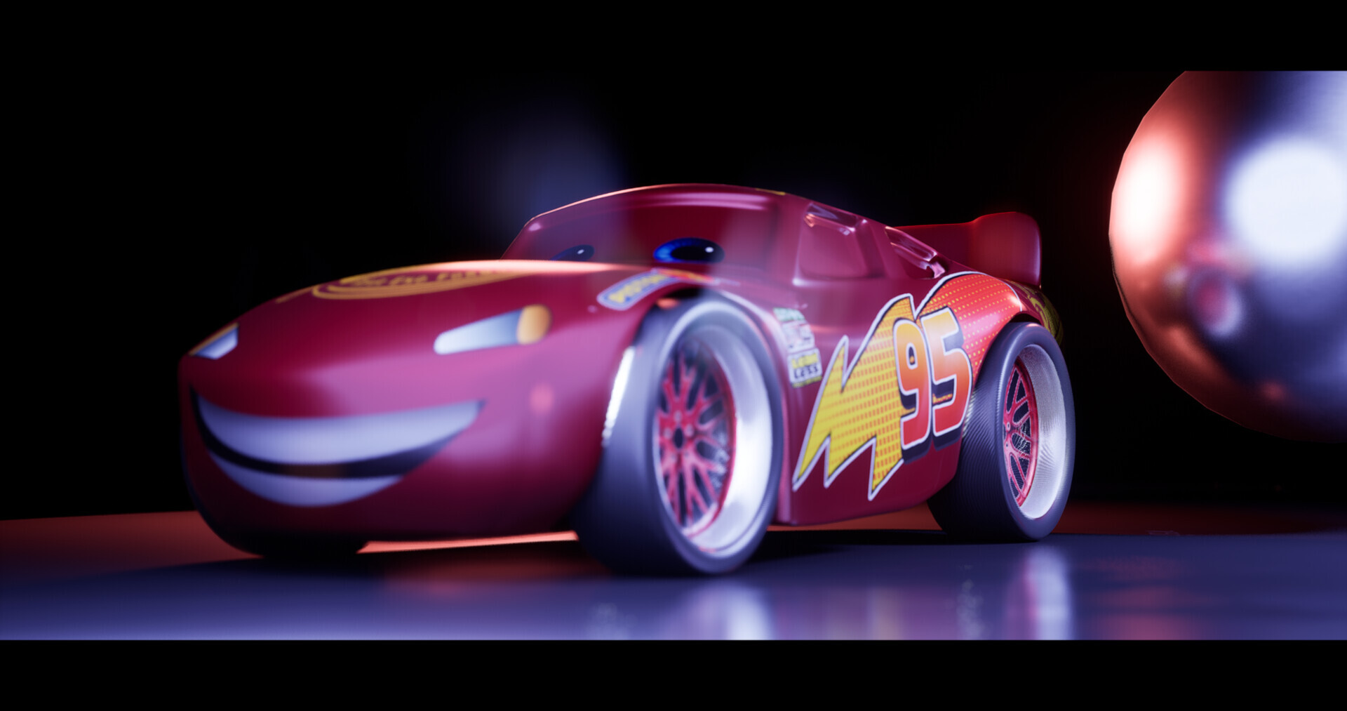 ArtStation - Lightening Mcqueen - 3d model