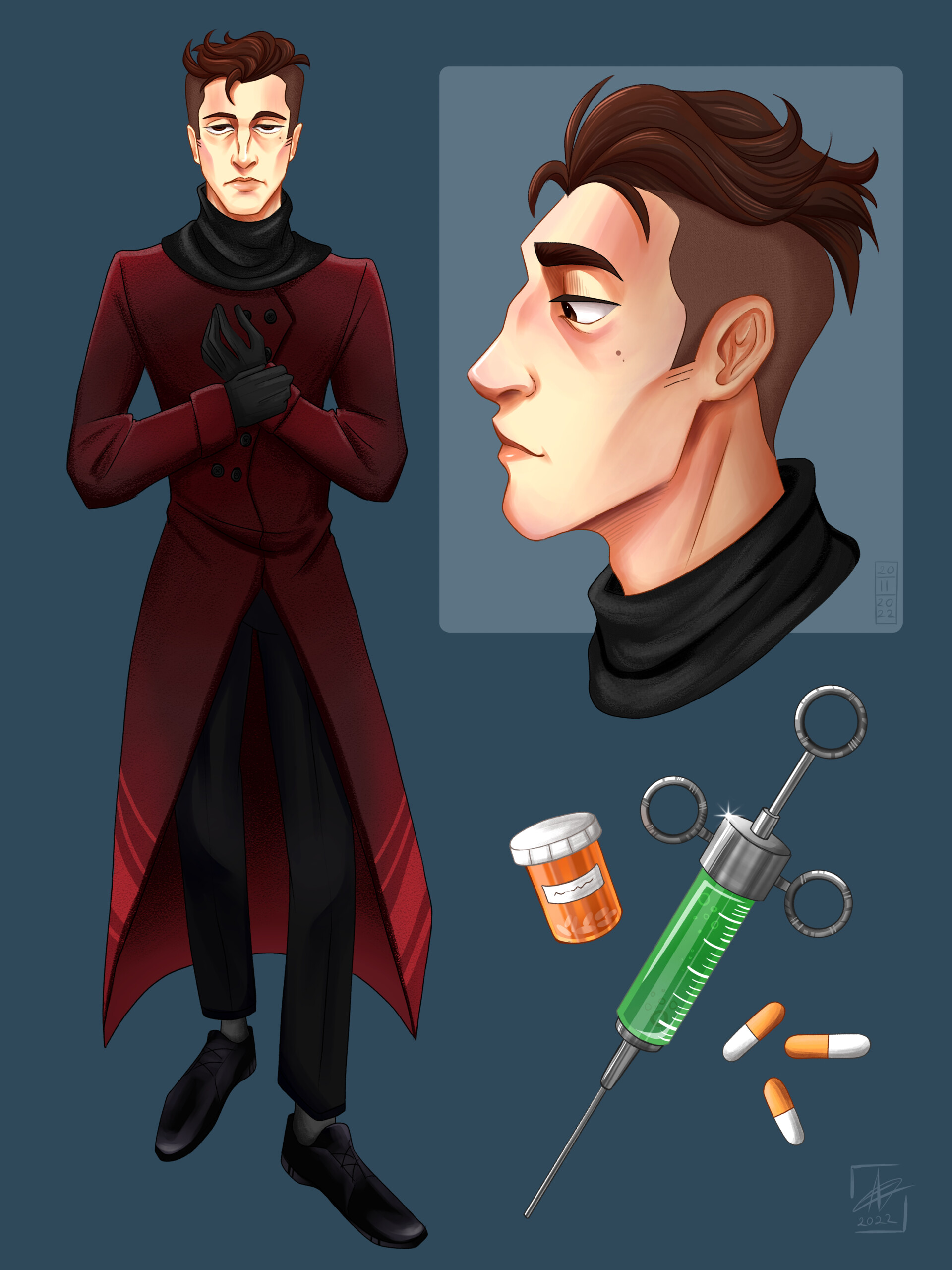 ArtStation - Turning one of my OCs into a villain