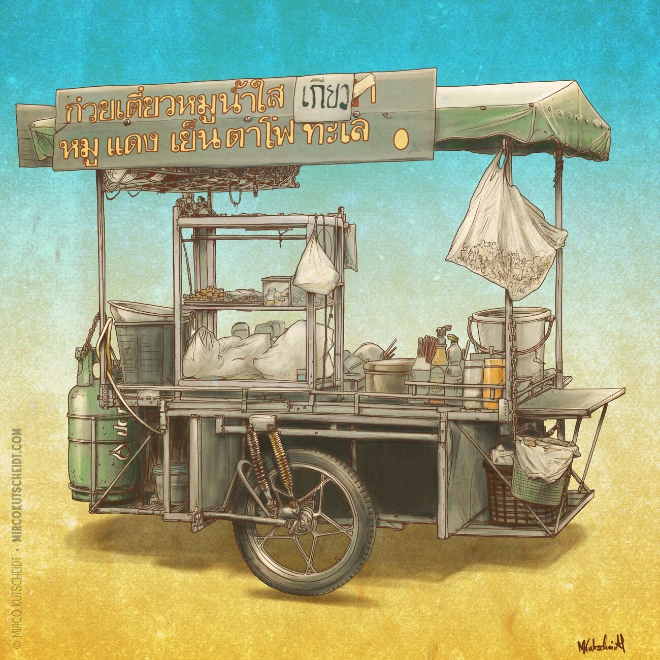 ArtStation - Hawker Stall