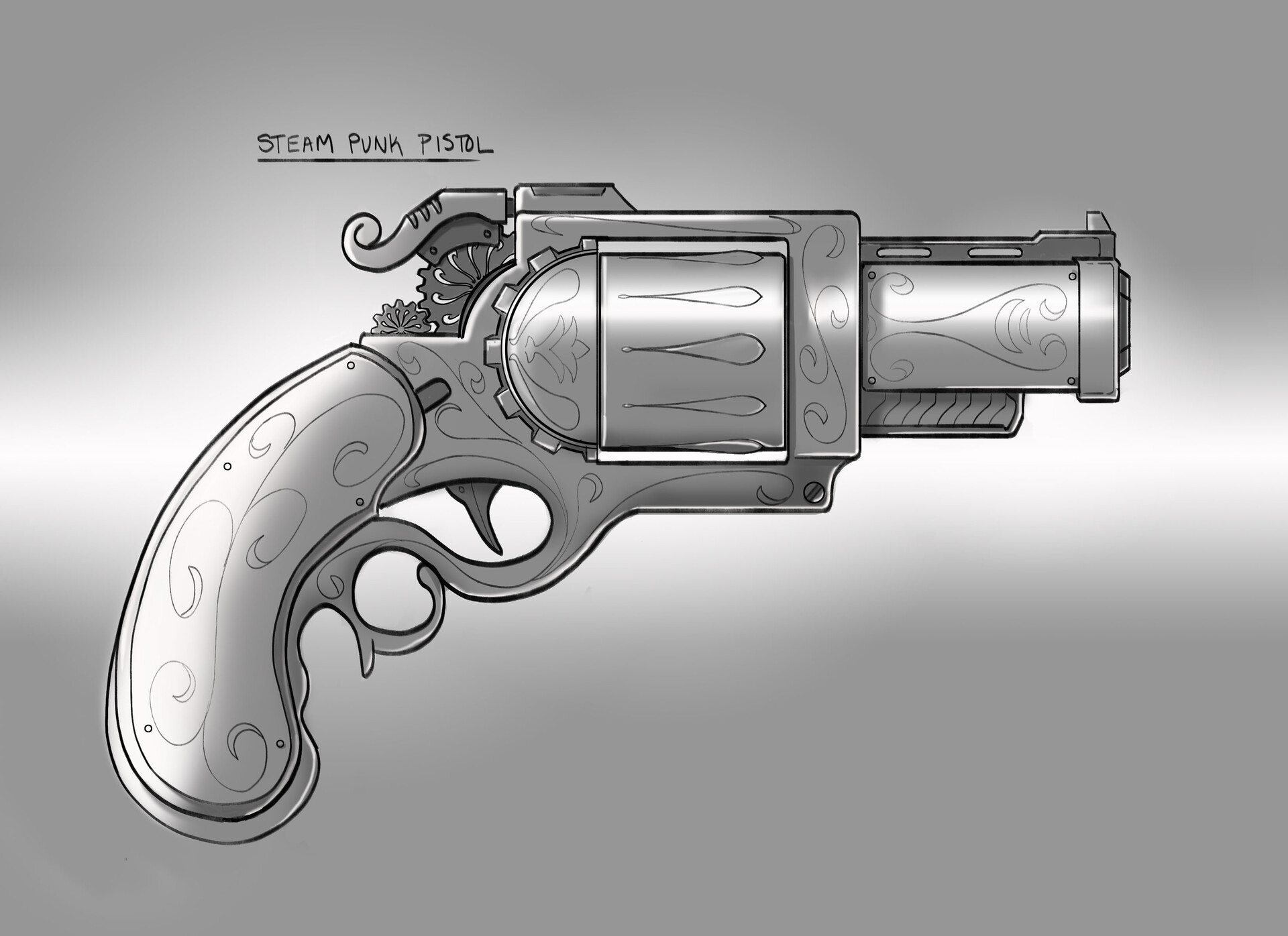 Eudiss - Steam Punk Pistol