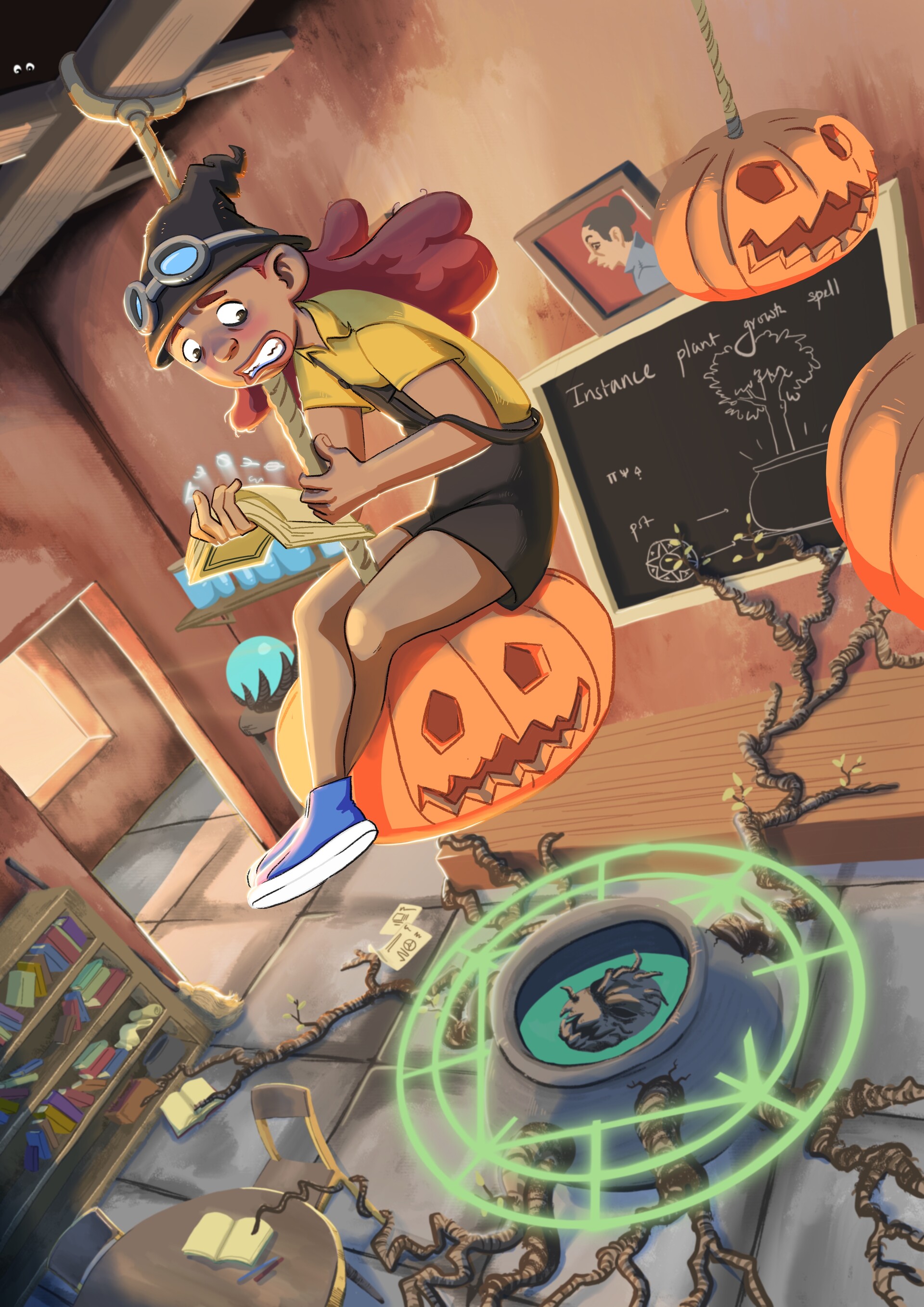 ArtStation - The clumsy witch