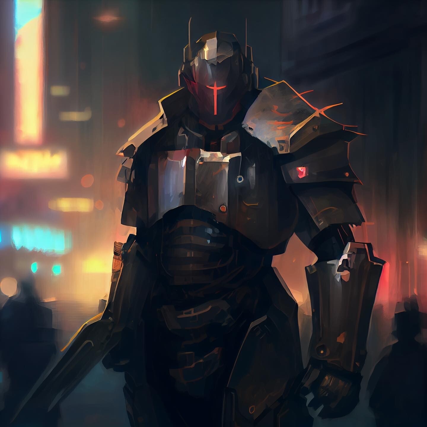 Cyberpunk Knight